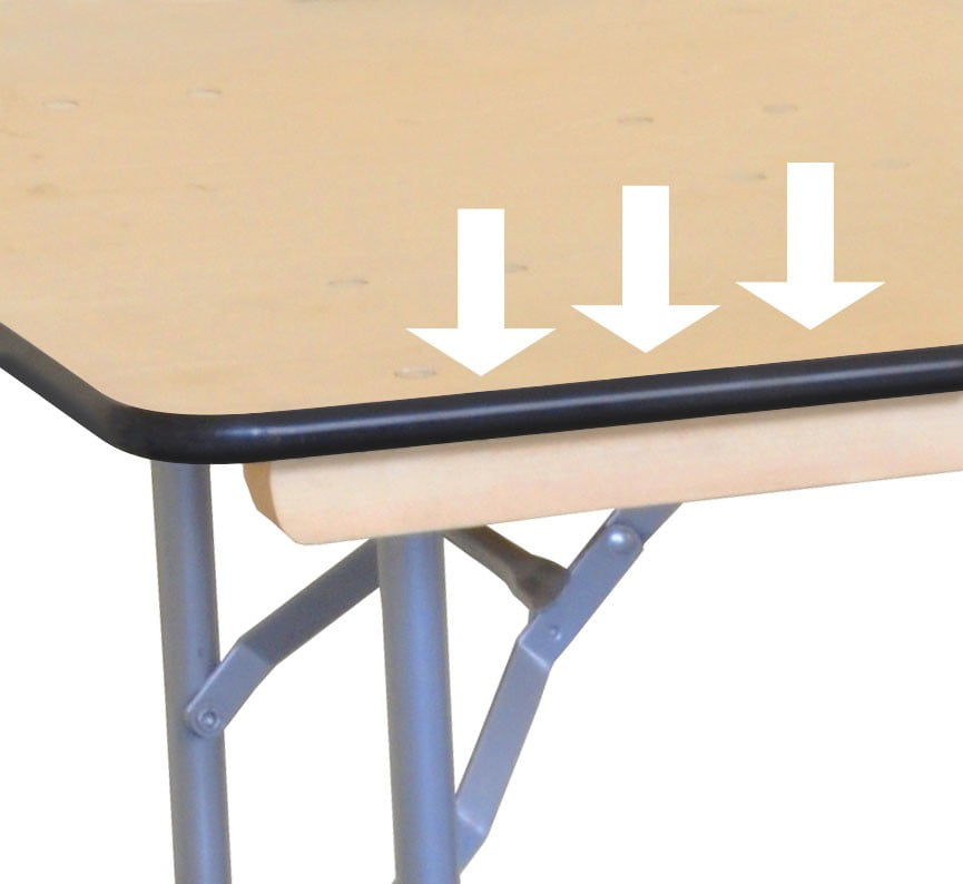 Replacement Rubber Edging for Wood Folding Tables | 100 foot roll ...
