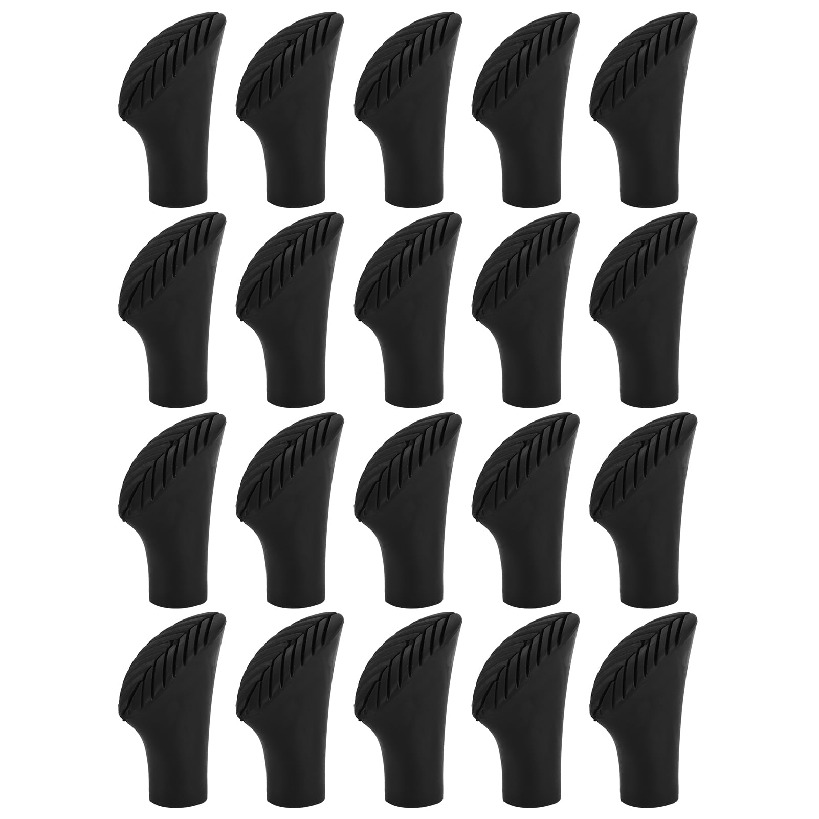 Replacement Rubber Tips for Walking Hiking Sticks, Designed for General Fitting on Asphalt Roads ...