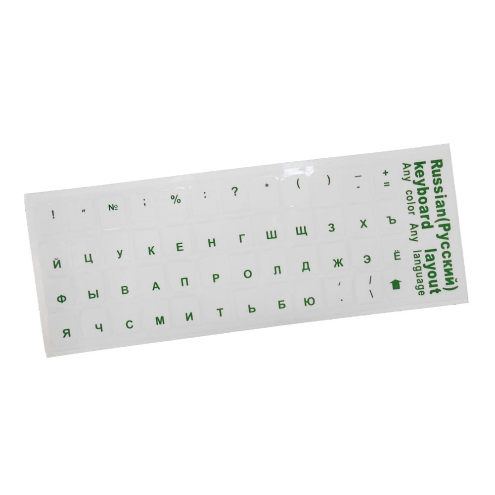 Replacement Russian Letters Layout Keyboard Sticker Decal for PC Laptop ...