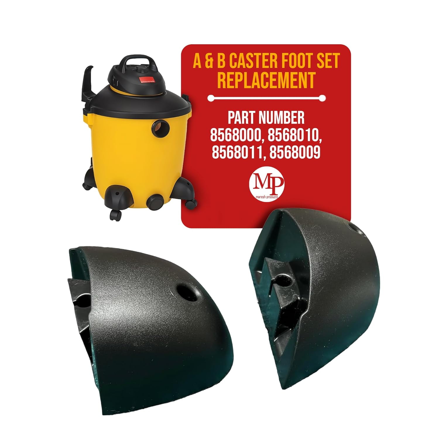 MP Maresh Products Replacement Caster Foot Set for Part 8568000 + more ...