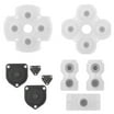 Bluethy 15Pcs/Set Replacement Parts Solid Color Buttons Kit for PS4 ...