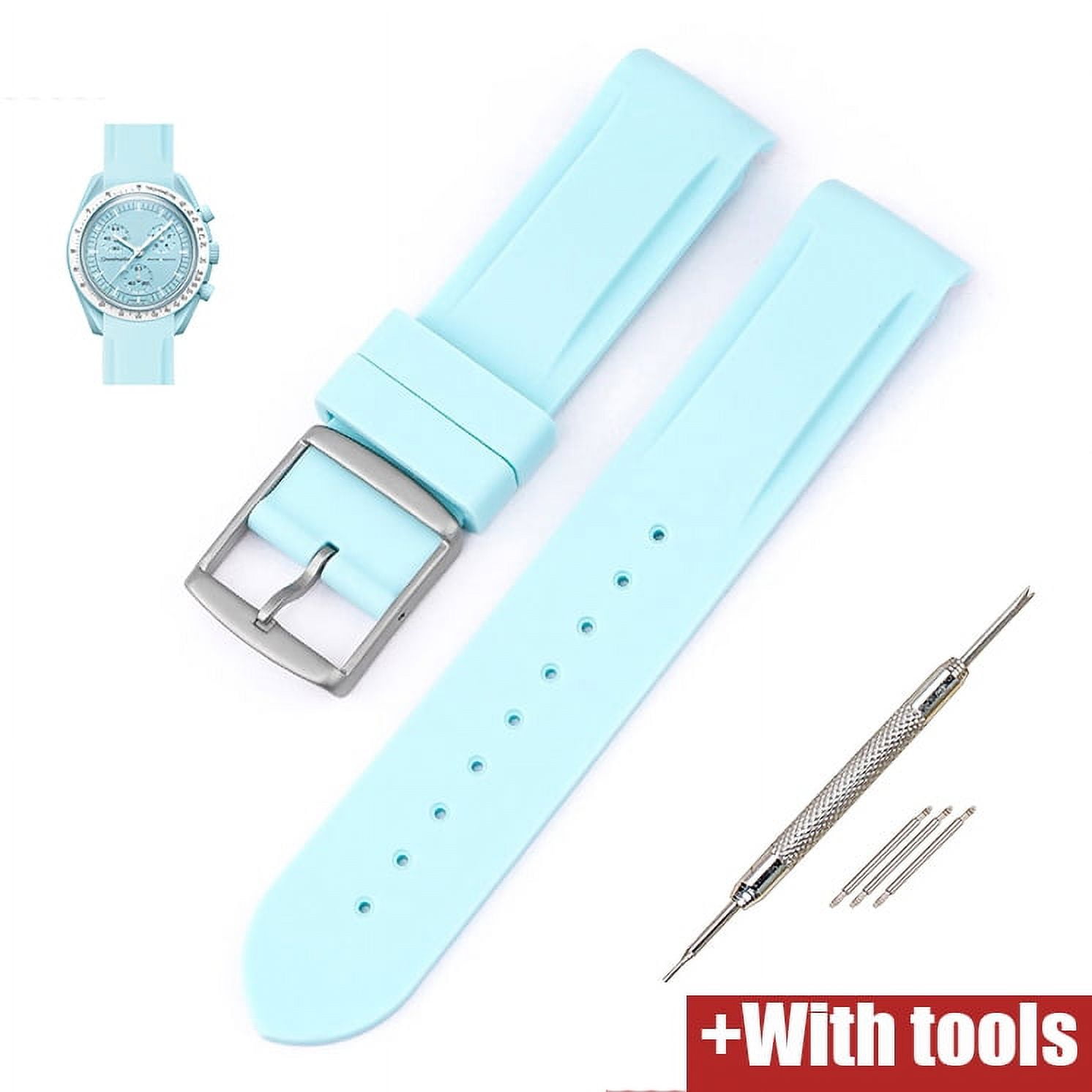 Replacement Silicone Watch Band Compatible With Omega X Swatch ...