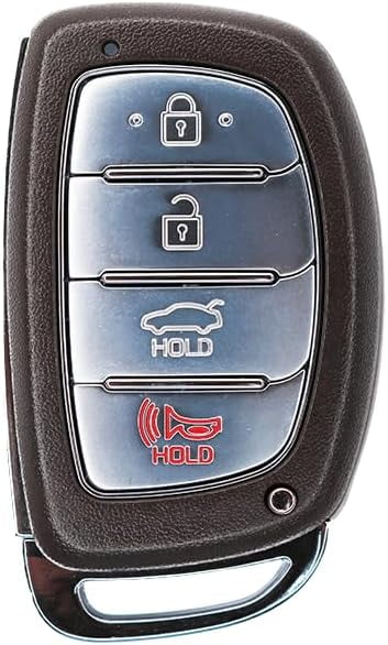 Replacement Smart Key Fob for 2016-2019 Hyundai Elantra 4 Button Key ...