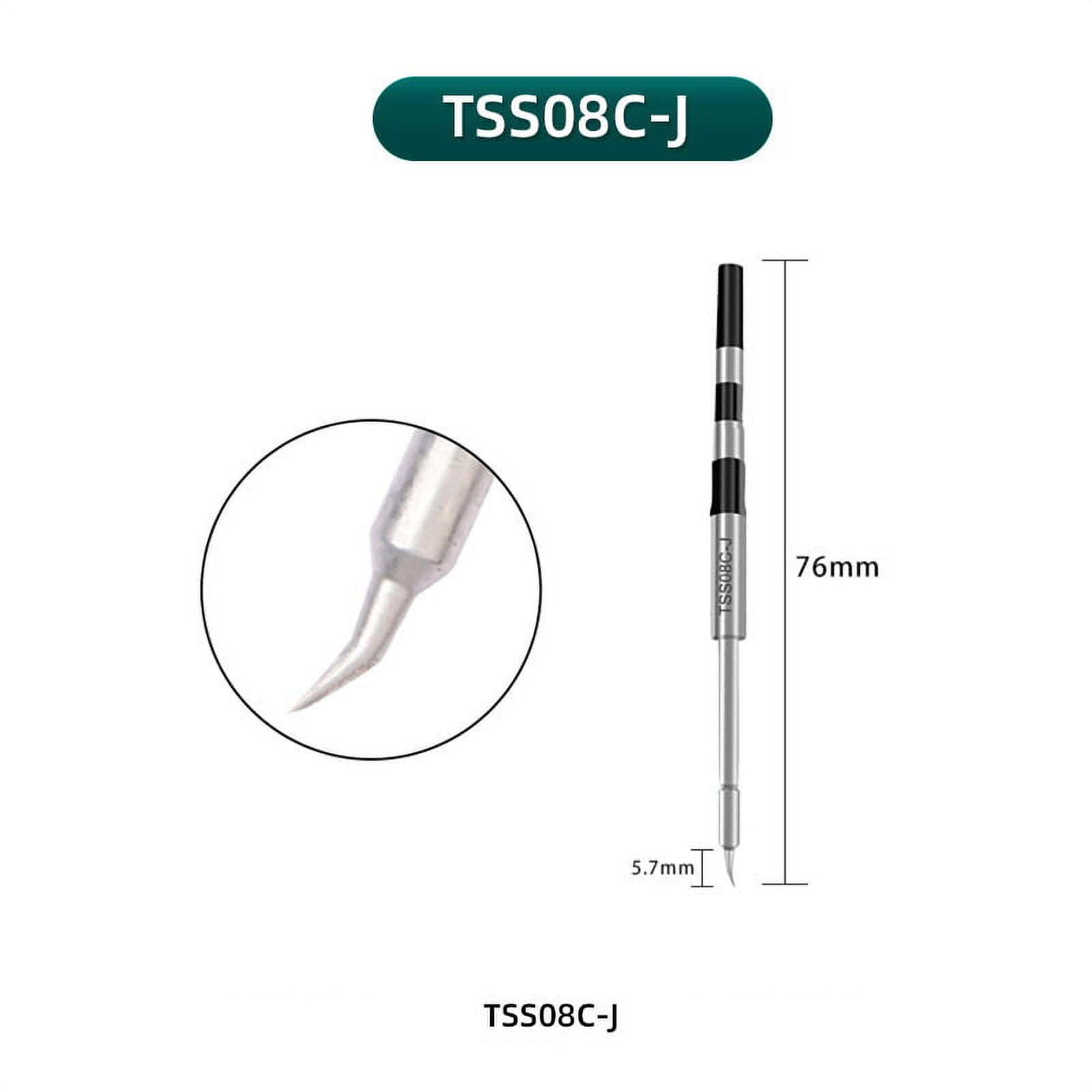 Replacement Soldering Iron Handle Tip Replacement (Curved Tip ...