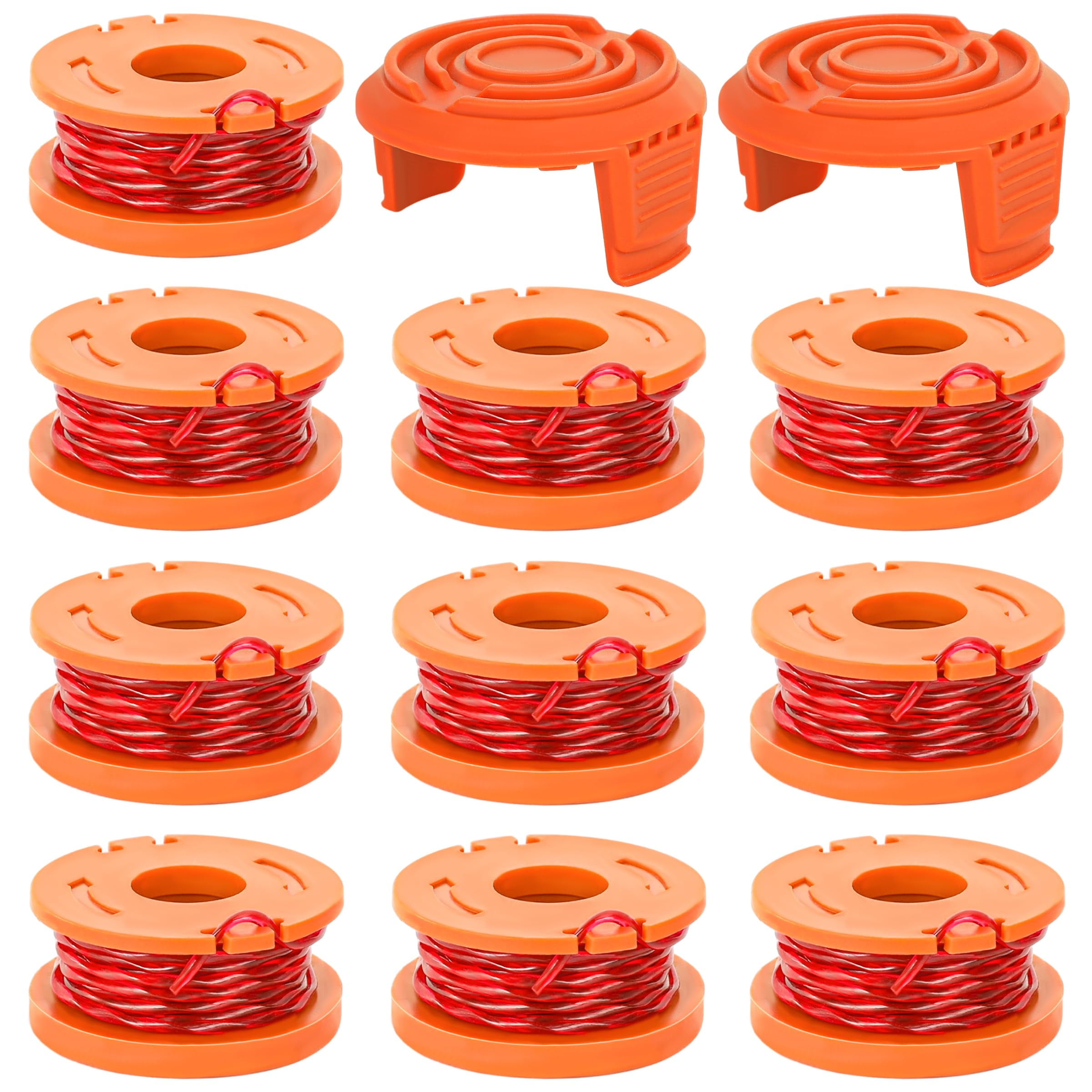 Replacement Spool Line for Trimmers 12 Pack, 0.065 Inch String Refills ...