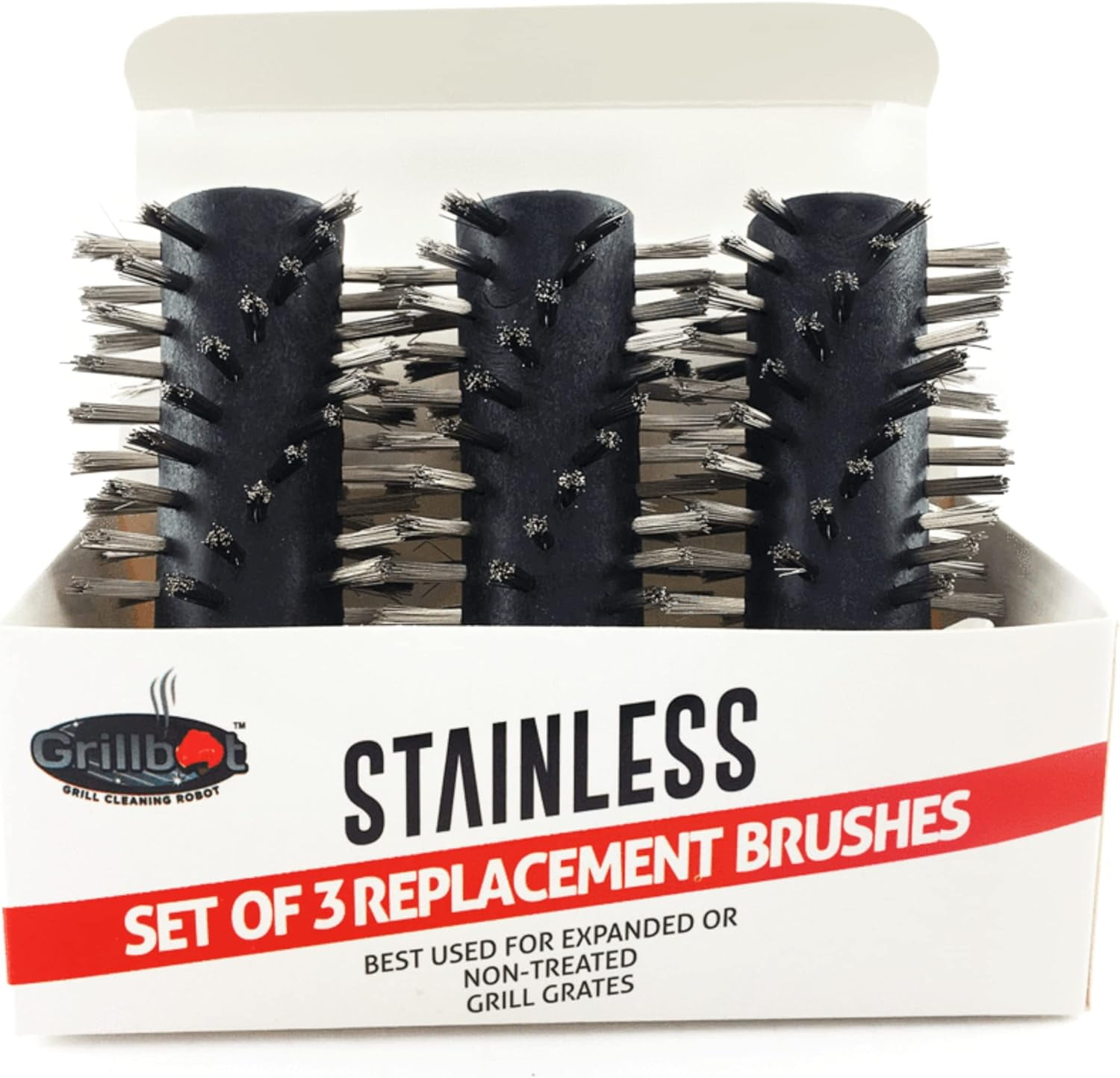 Replacement Stainless Steel Brushes for Automatic Grill Cleaning Robot ...