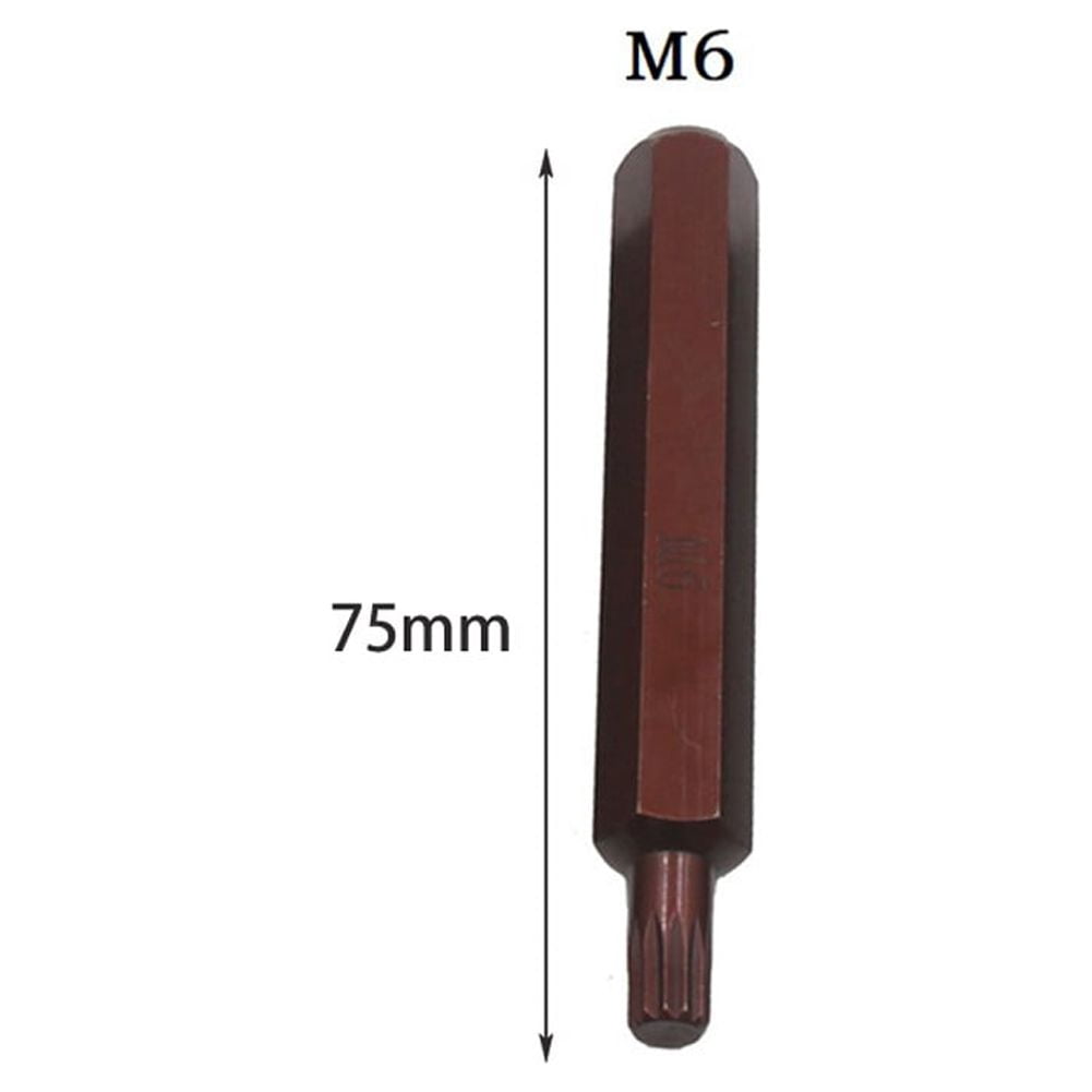 Replacement Star Head Magnetic Outdoor Bits Screwdriver Bits 10mm Hex ...