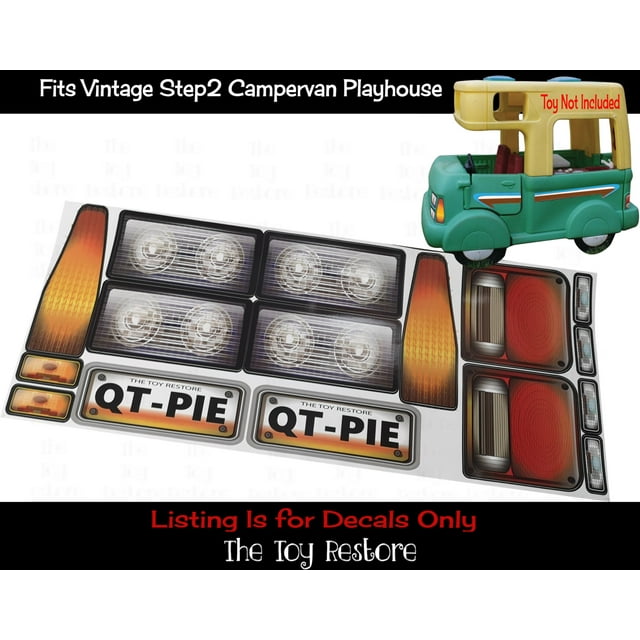 Replacement Stickers Spare Decals fits Step 2 Step2 Playhouse Vintage ...