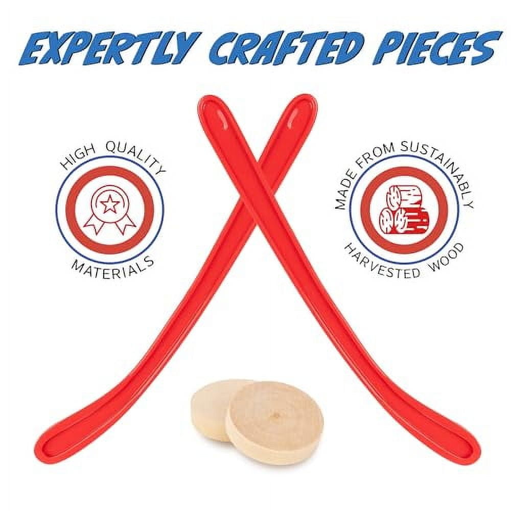 Replacement Sticks & Pucks for Classic Wooden Tabletop Hockey Games ...