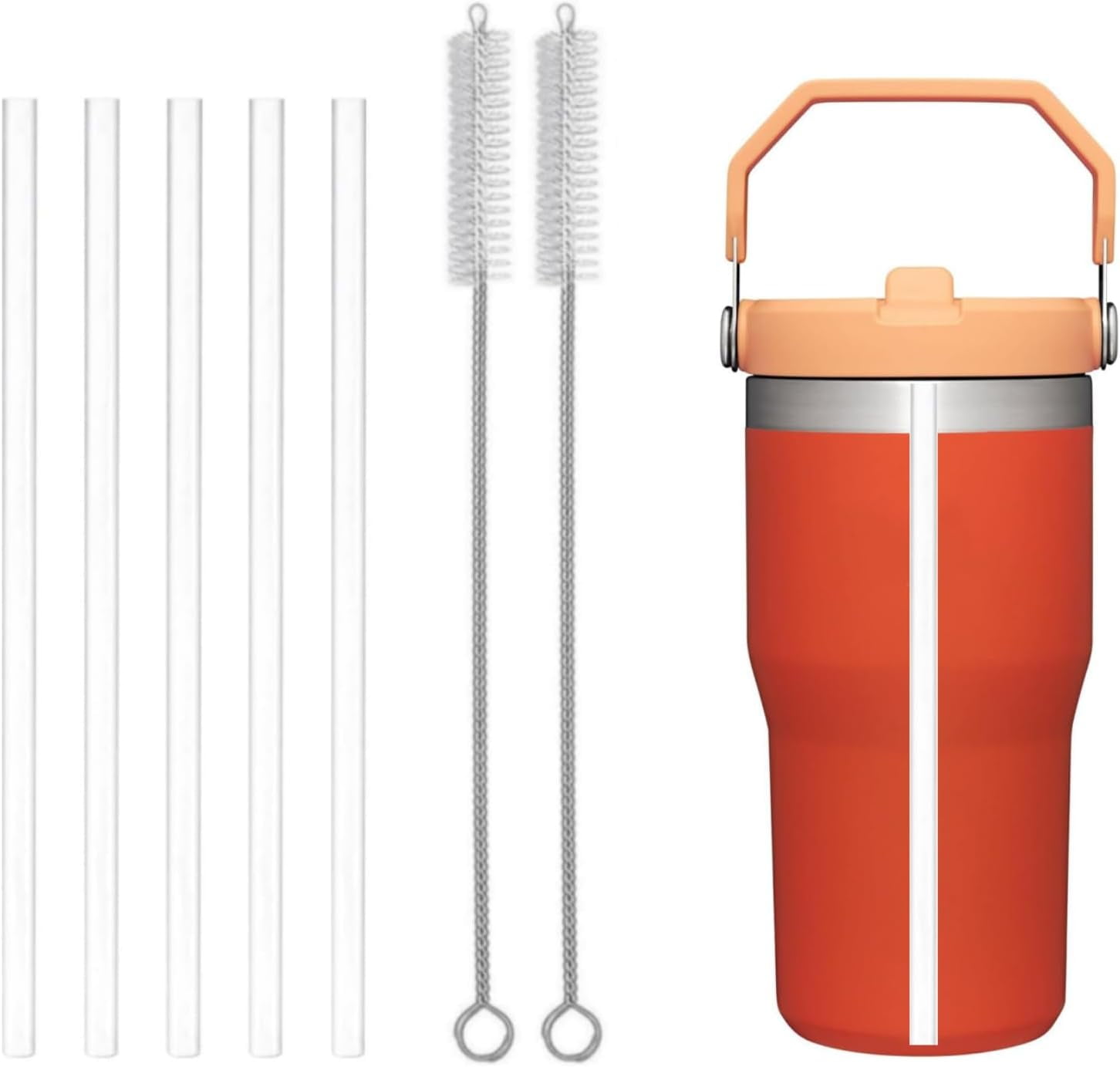 Replacement Straw for Stanley Iceflow 20oz(Only),Reusable Clear ...