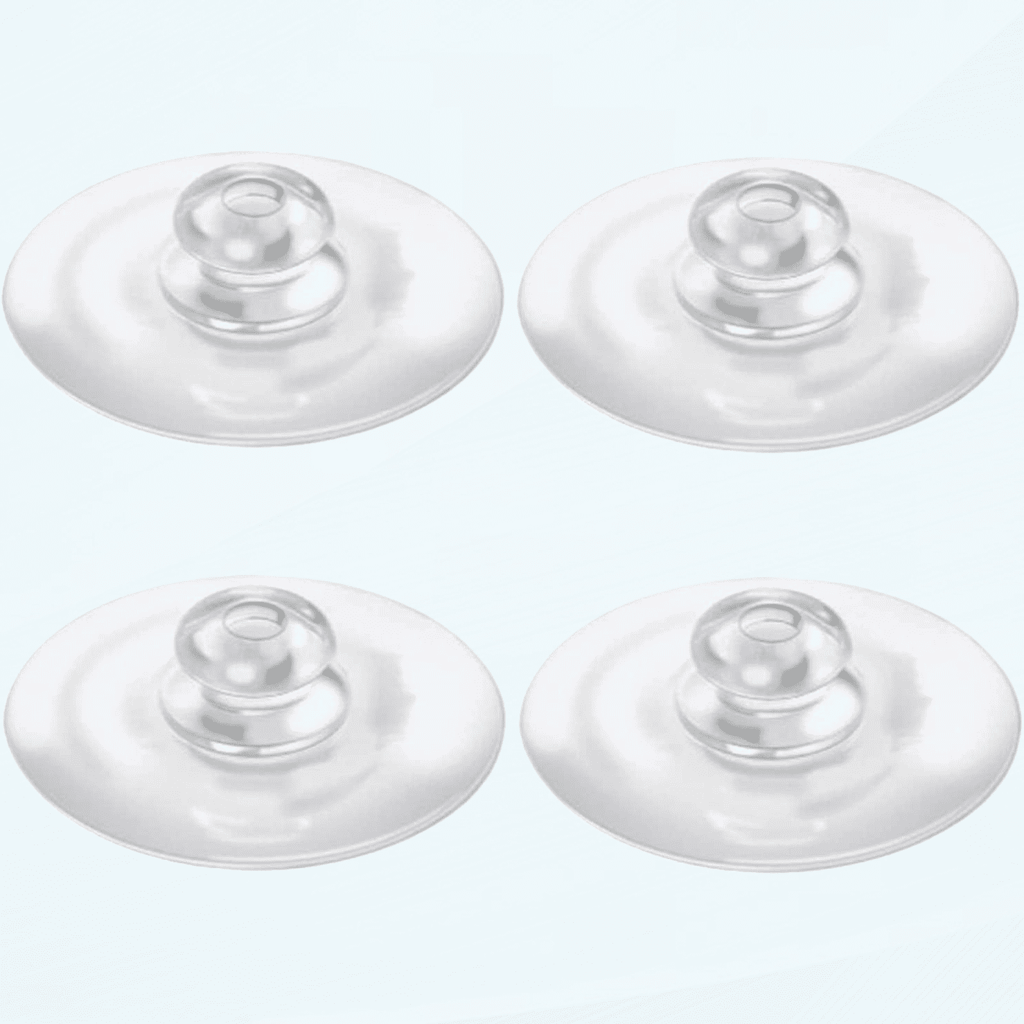 Replacement Suction Cups (4-Pack) - 2 Inch Diameter Heavy Duty Suction ...