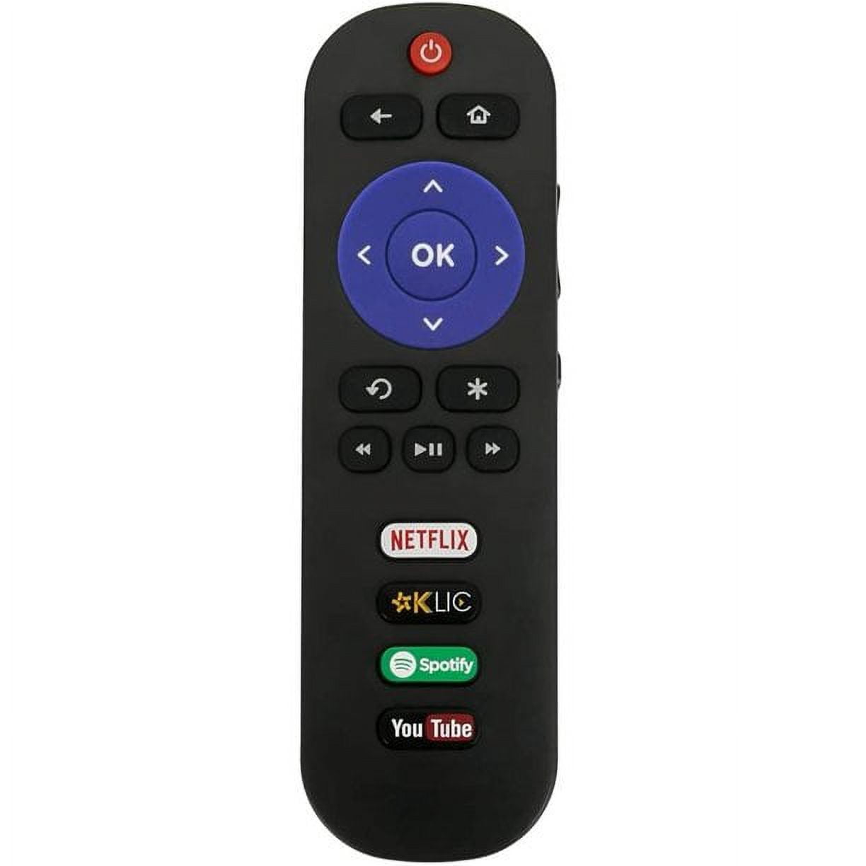 Replacement TCL Roku RC280 4K Smart TV Remote Control with Netflix KLLC ...