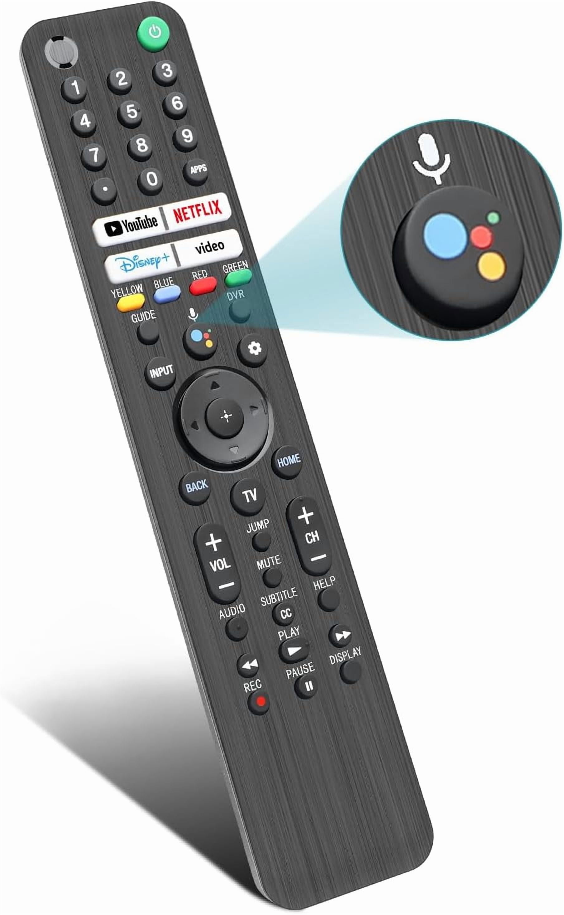 Replacement for TV Remote, for All 2019-2025 Remote Control for Bravia ...