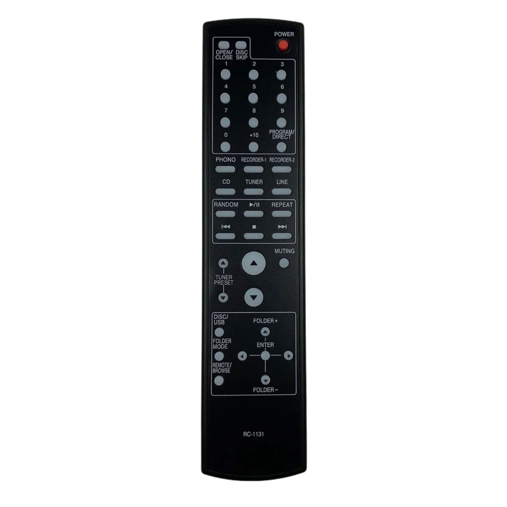 Replacement TV Remote Control for RC1131 Ergonomic Grip Comfortable and ...