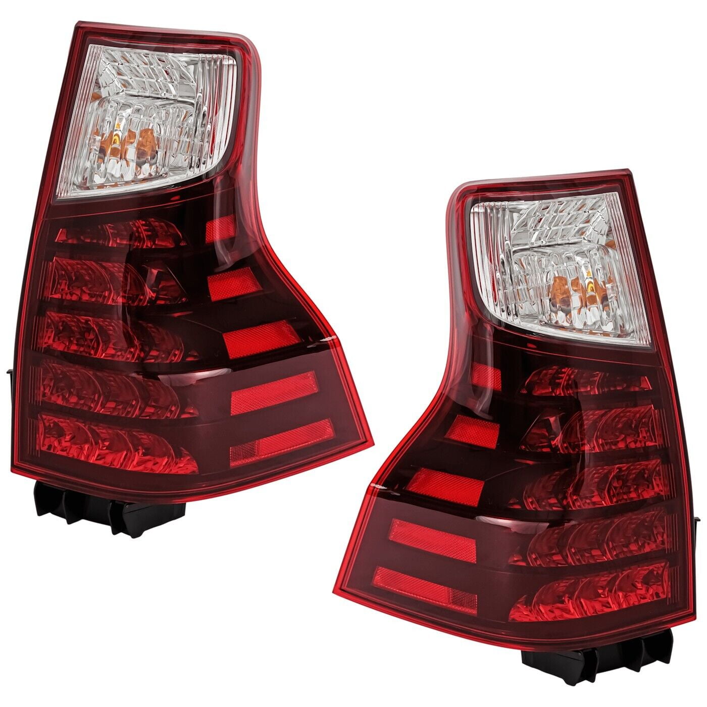 Replacement Tail Lights for Lexus for Gx460 - Clear & Red Lenses - 2 ...