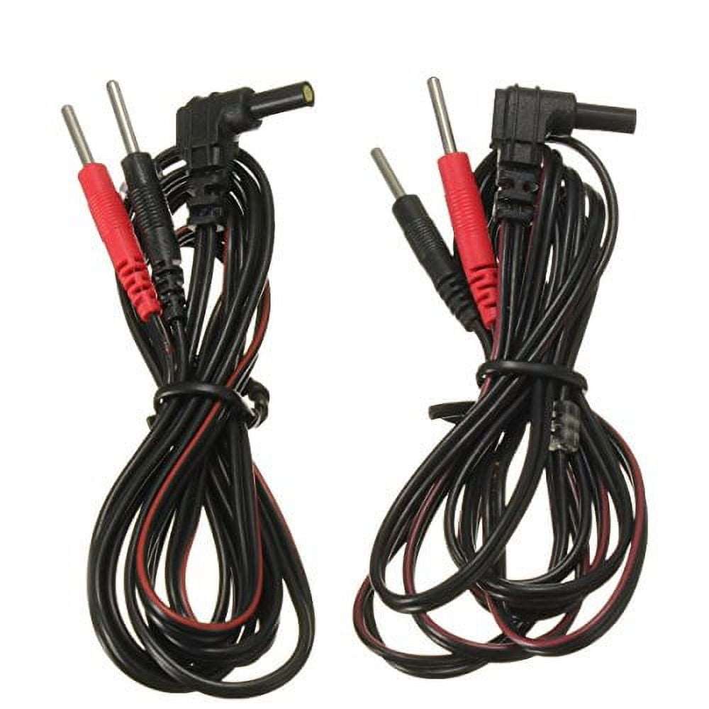 Venicare Replacement TENS Lead Wires, 2 Pack, Electrode Pad Connector ...