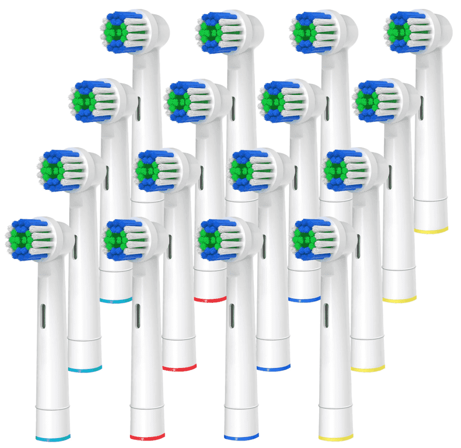 Replacement Toothbrush Heads Compatible with Oral-B Braun, 16 Pcs ...