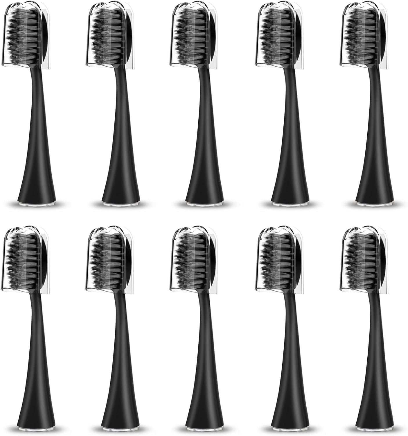 YUNCHI Replacement Toothbrush Heads for Burst Sonic, Charcoal Soft ...