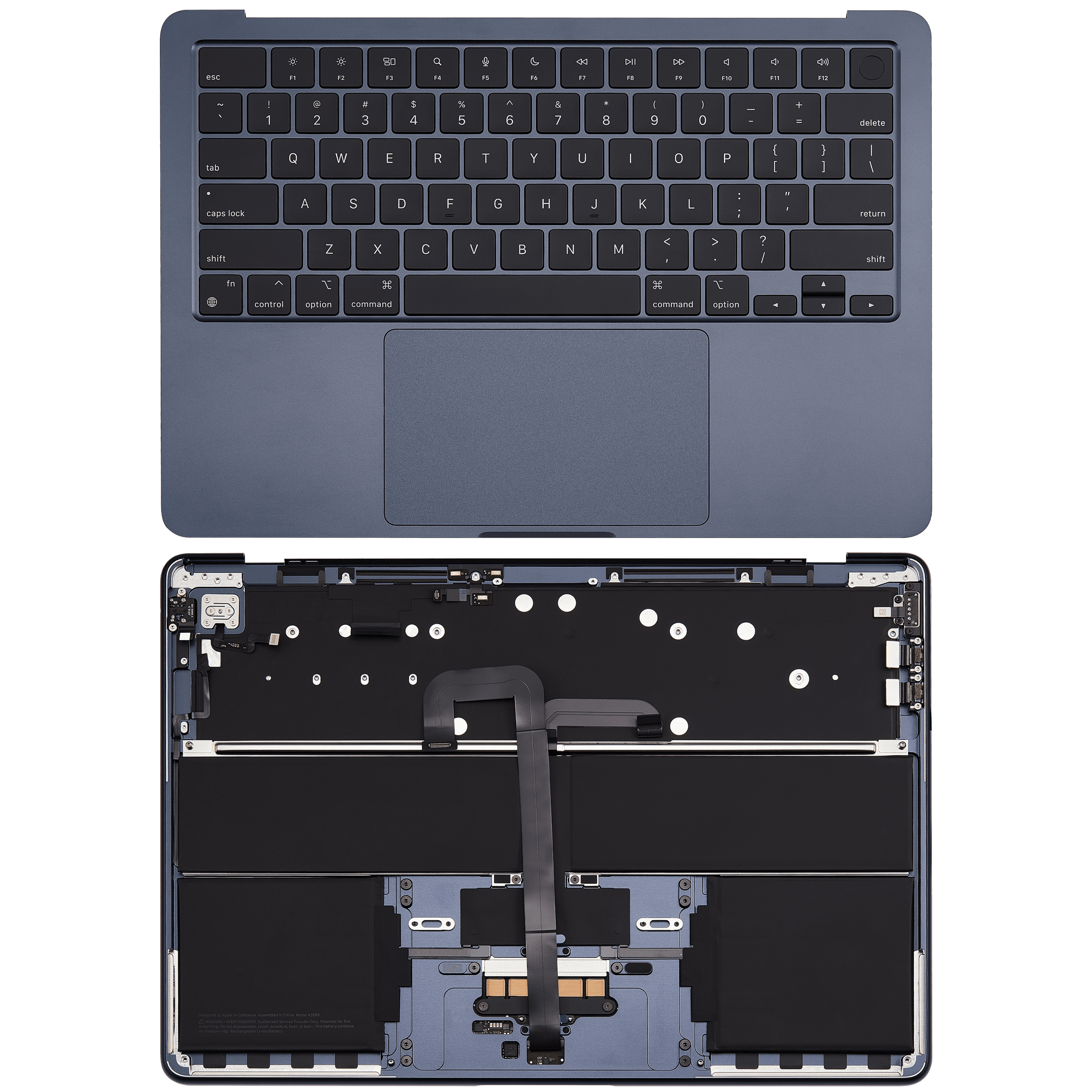 Replacement Top Case Assembly W/Battery And Keyboard Compatible For ...