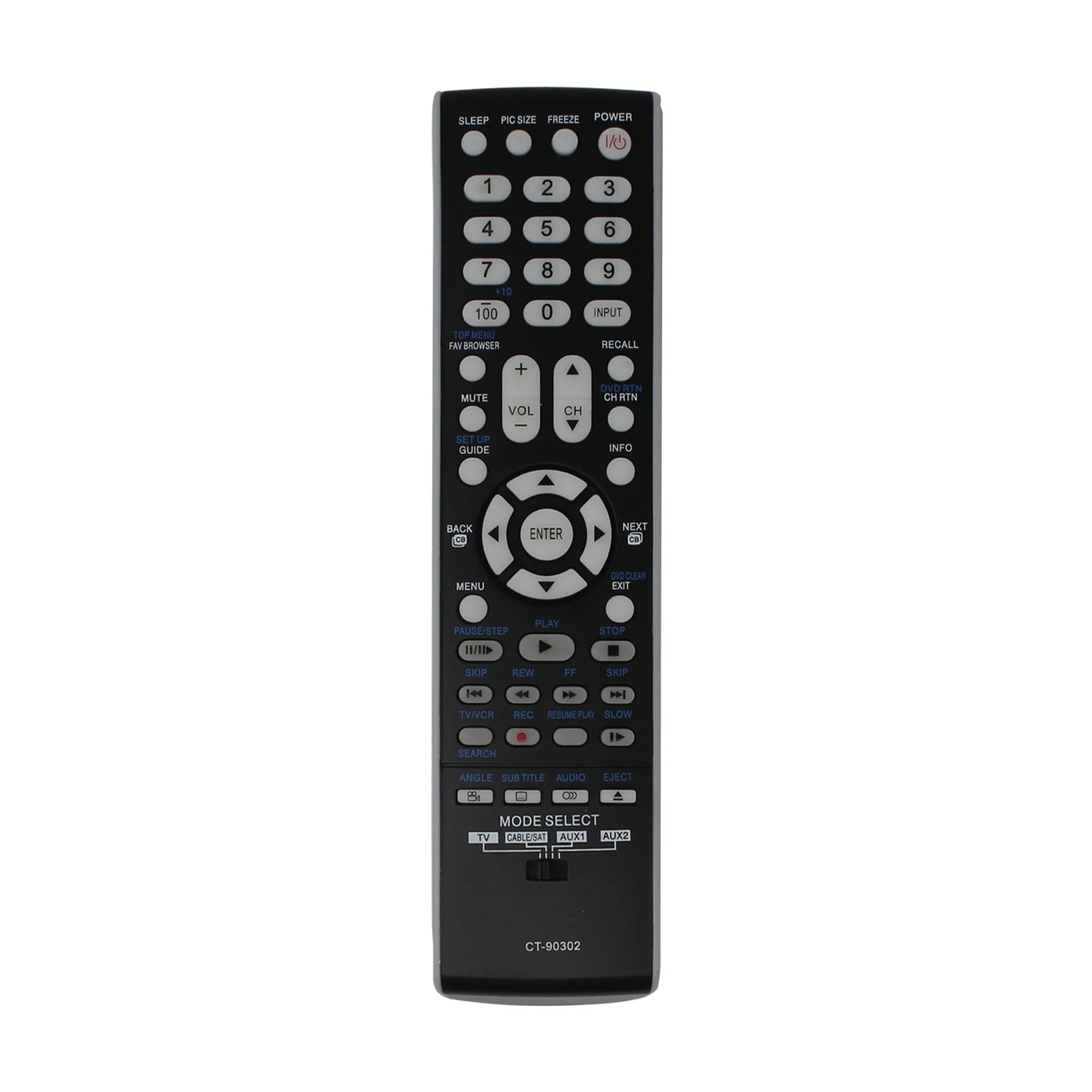 Replacement Toshiba CT-90302 TV Remote Control for Toshiba 32LV37 ...
