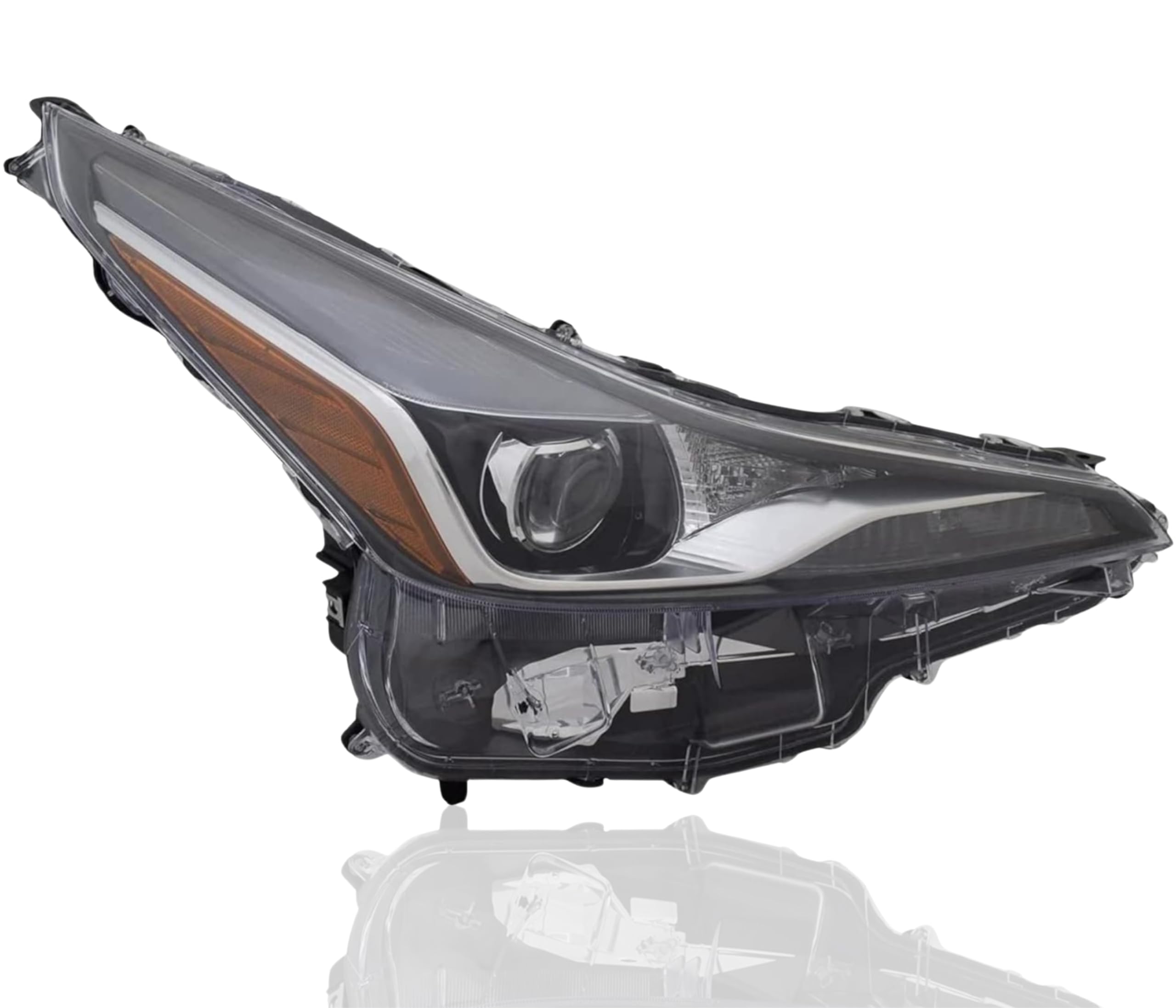 Replacement For Toyota Prius 2019 2020 2021 2022 Headlight Assembly L Eco/LE Model LED w/o Bulb ...