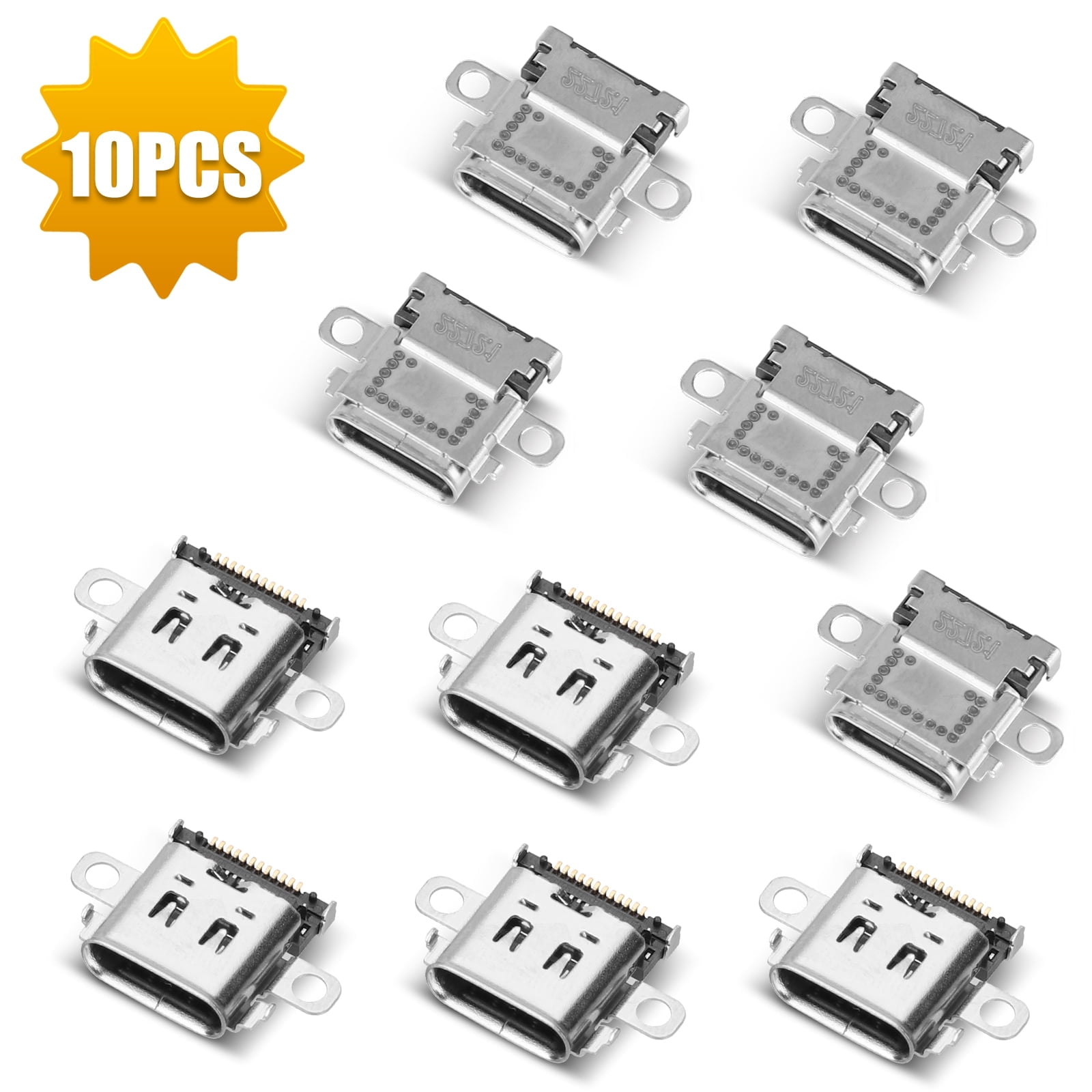 Replacement Type-C Charging Port Fit for Nintendo Switch, 10/5pcs ...