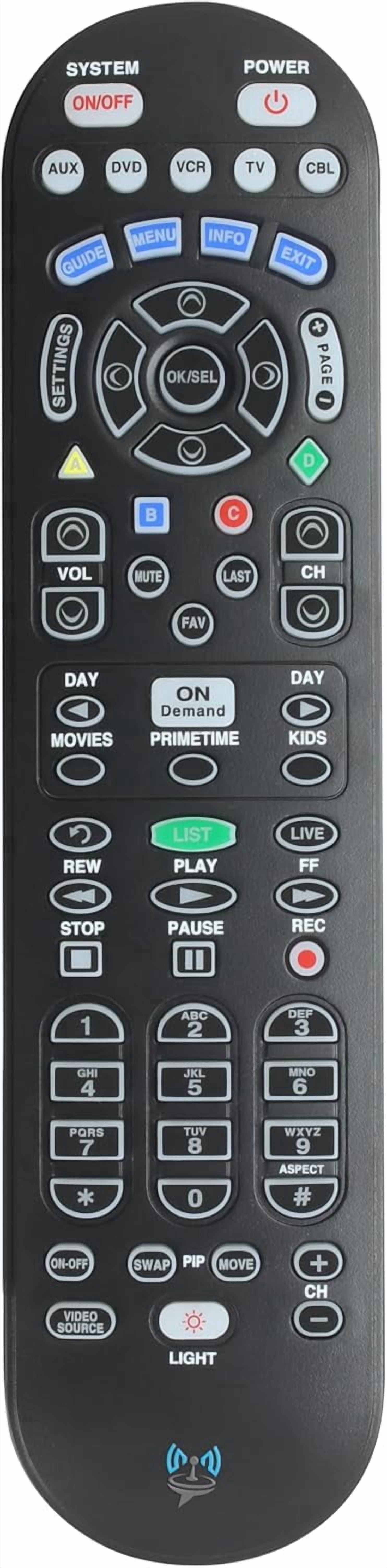 Replacement UR5U-8780L Clikr5 Compatible with Spectrum/Charter Set-Top ...