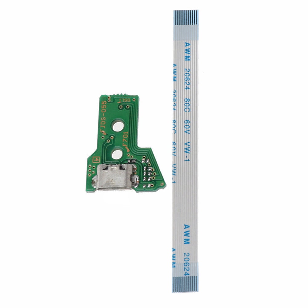 Replacement USB Charging Port Board for PS4 Controller with 12Pin Flex ...