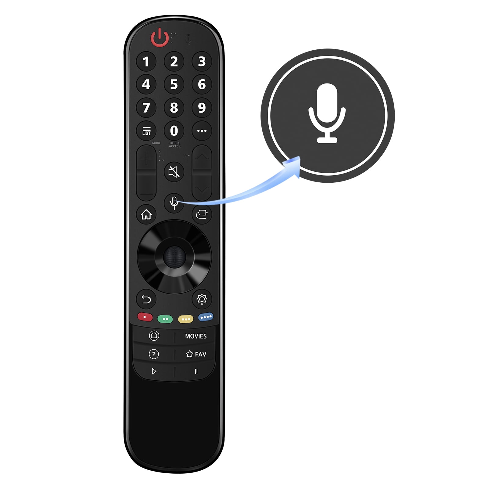 Replacement Voice Remote Control MR21GA for LG TV 65QNED83UPA ...