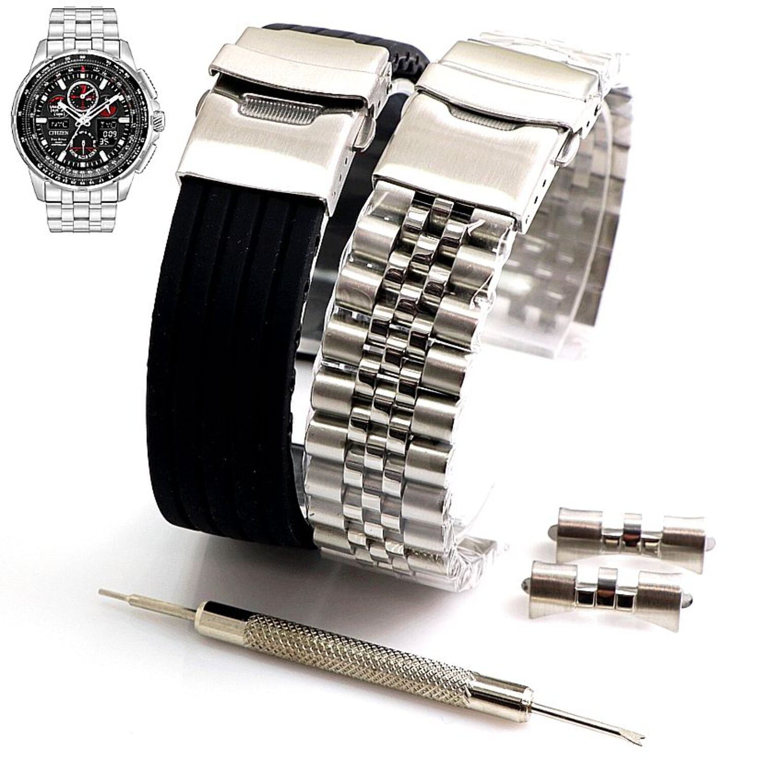 Replacement Watch Band Citizen Promaster Skyhawk A-T JY8050-51E U860 ...