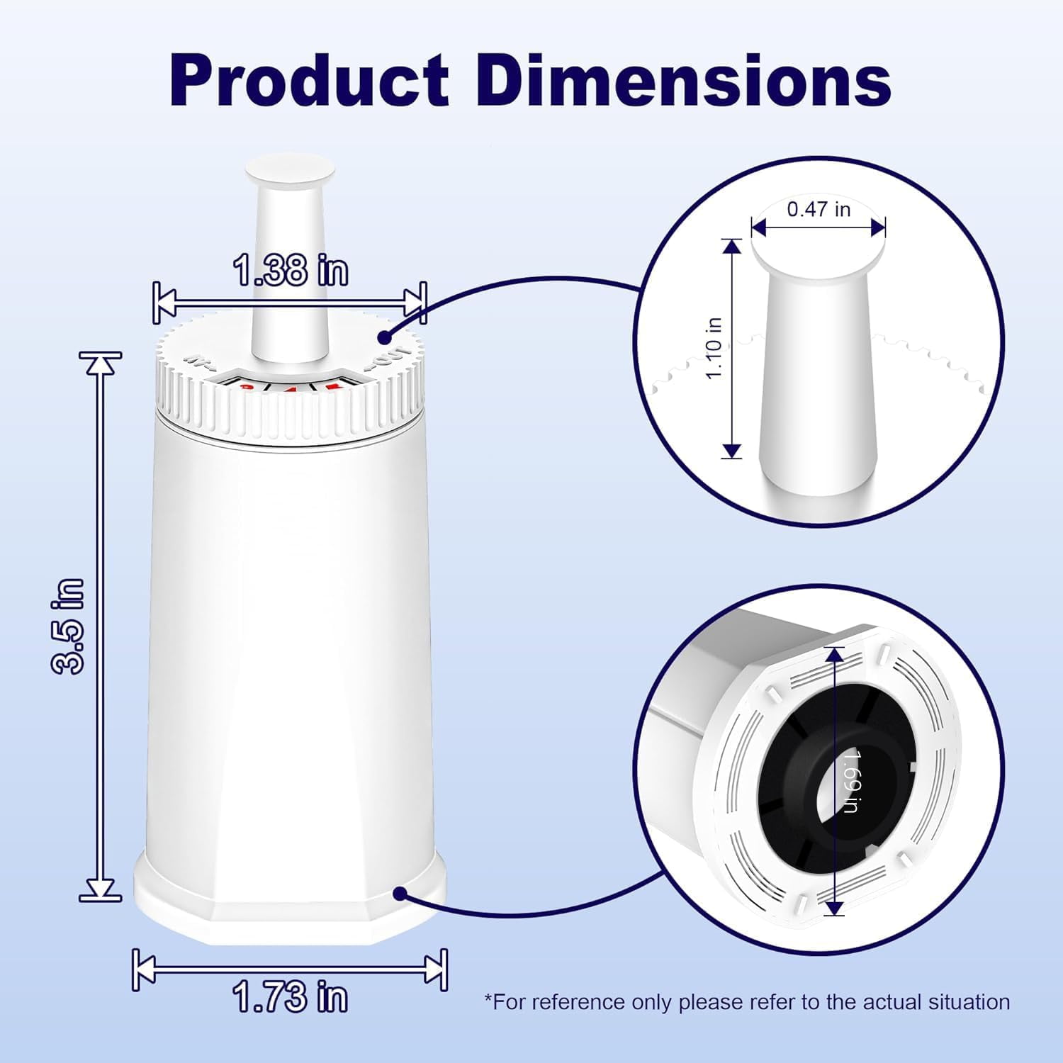 Replacement Water Filter for Espresso Machine Barista Touch BES880 ...