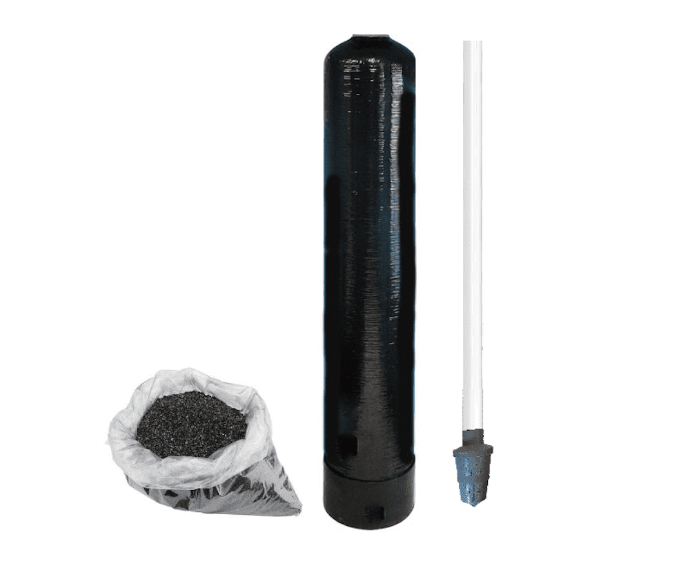 Replacement Water Filter Tank + Pre-loaded Catalytic Carbon and Riser ...