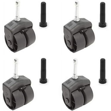 Caster Wheel Set - 3 Inch 5/16" (Grey) - Walmart.com