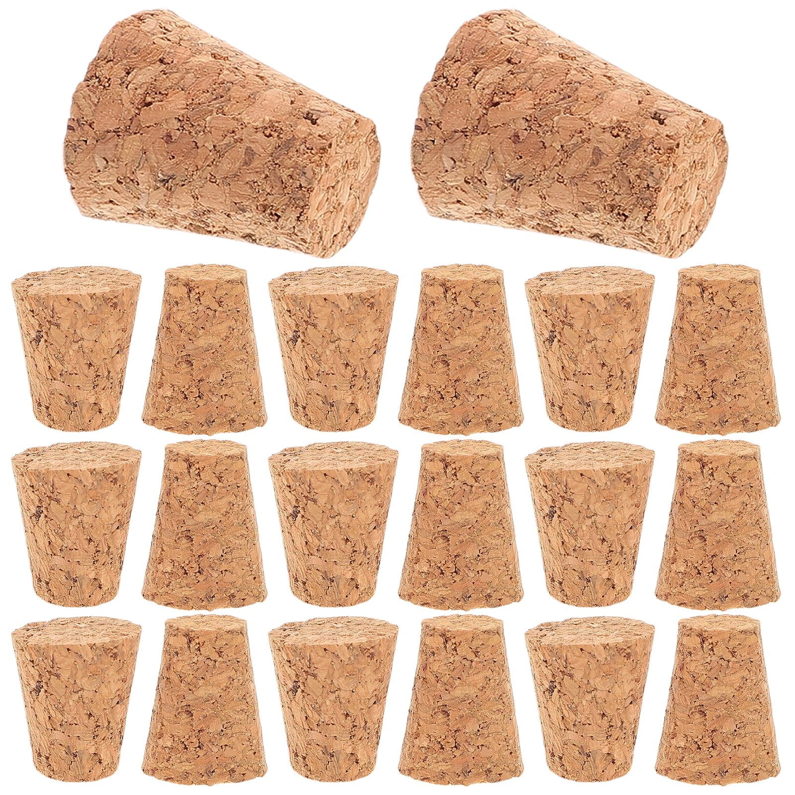 Replacement Wine ,20Pcs Tapered Cork Plugs DIY Cork Stopper Wooden ...