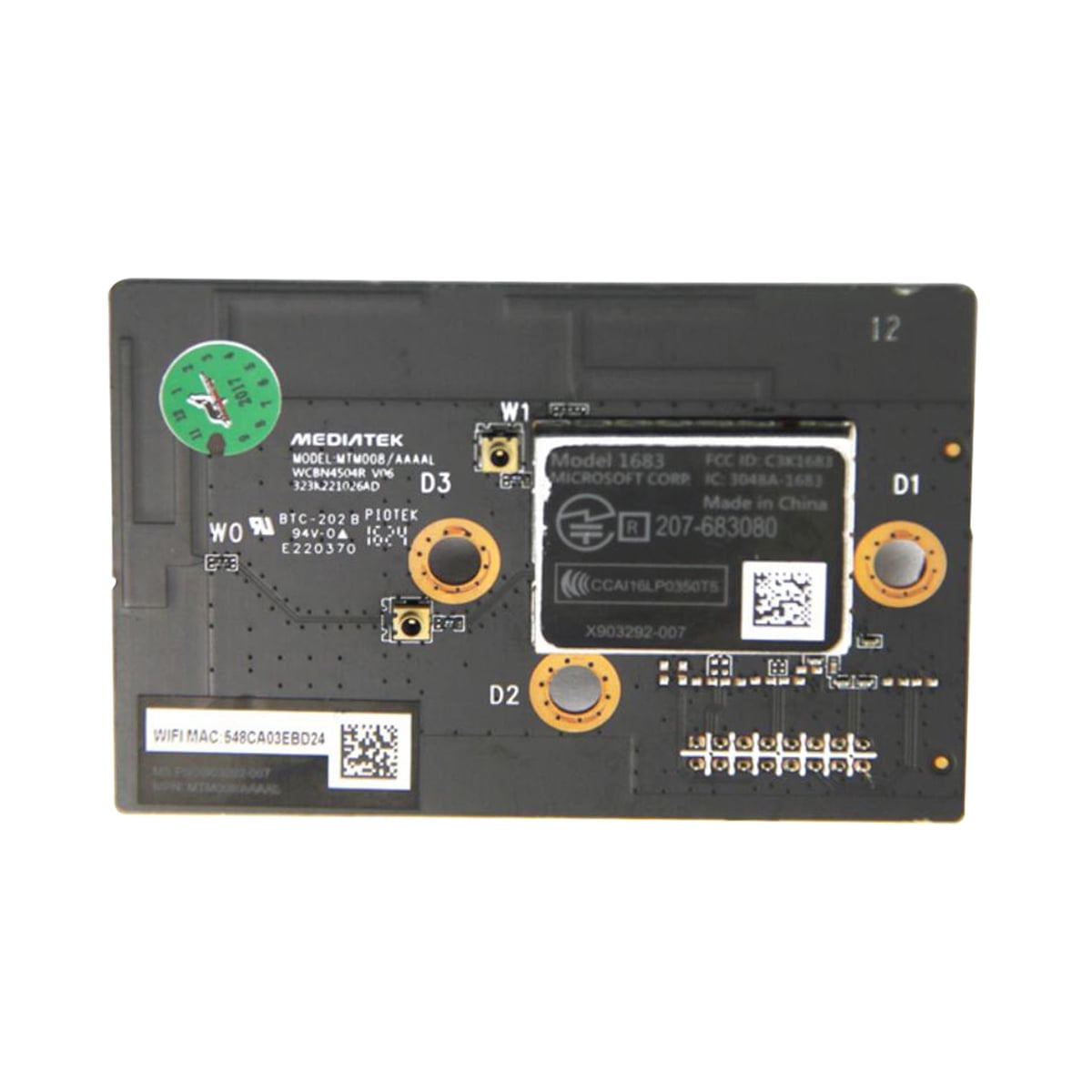 Replacement Wireless Bluetooth WIFI Card Module PCB Board Model 1683 ...