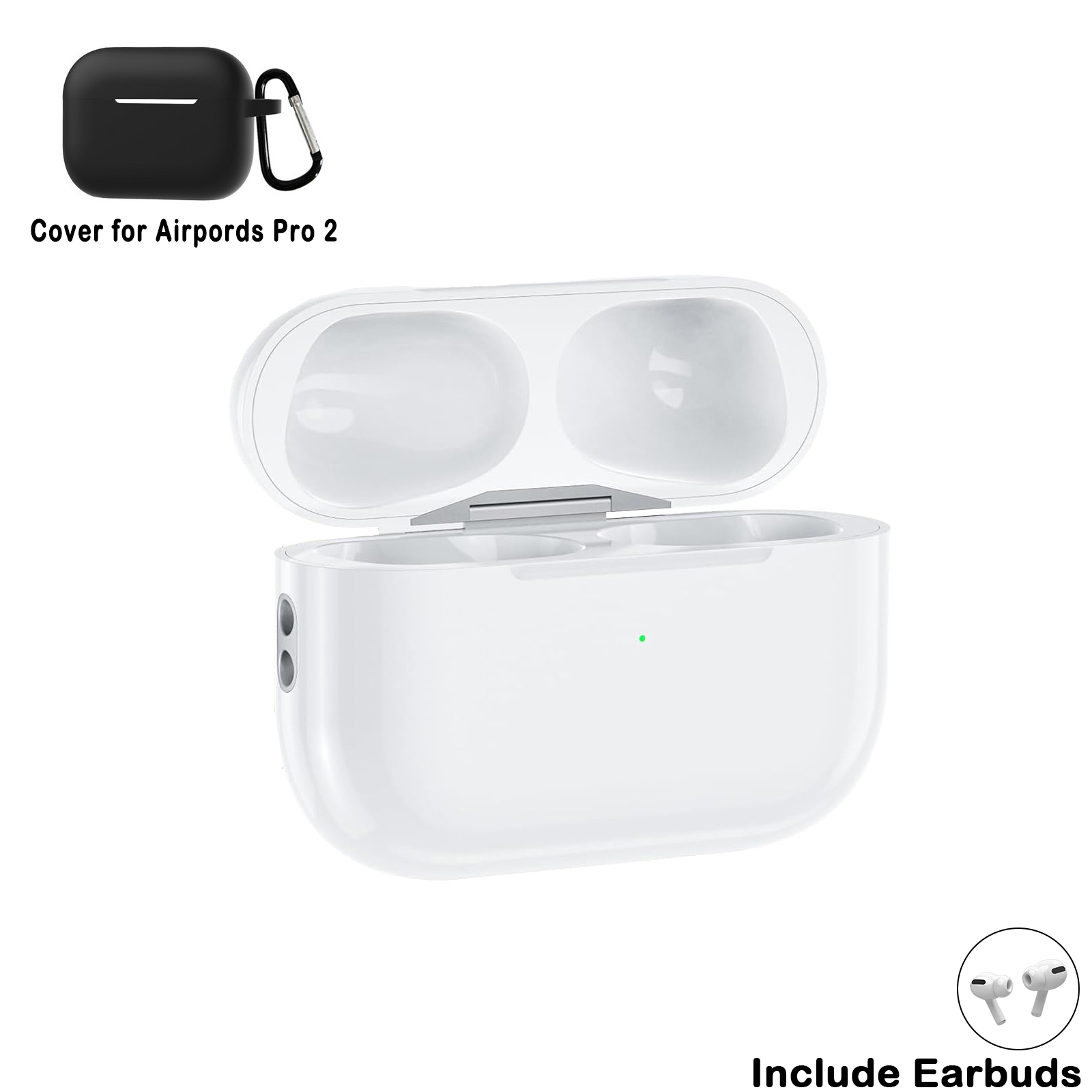 Replacement Wireless Charging Case with Earbuds – Compatible with ...