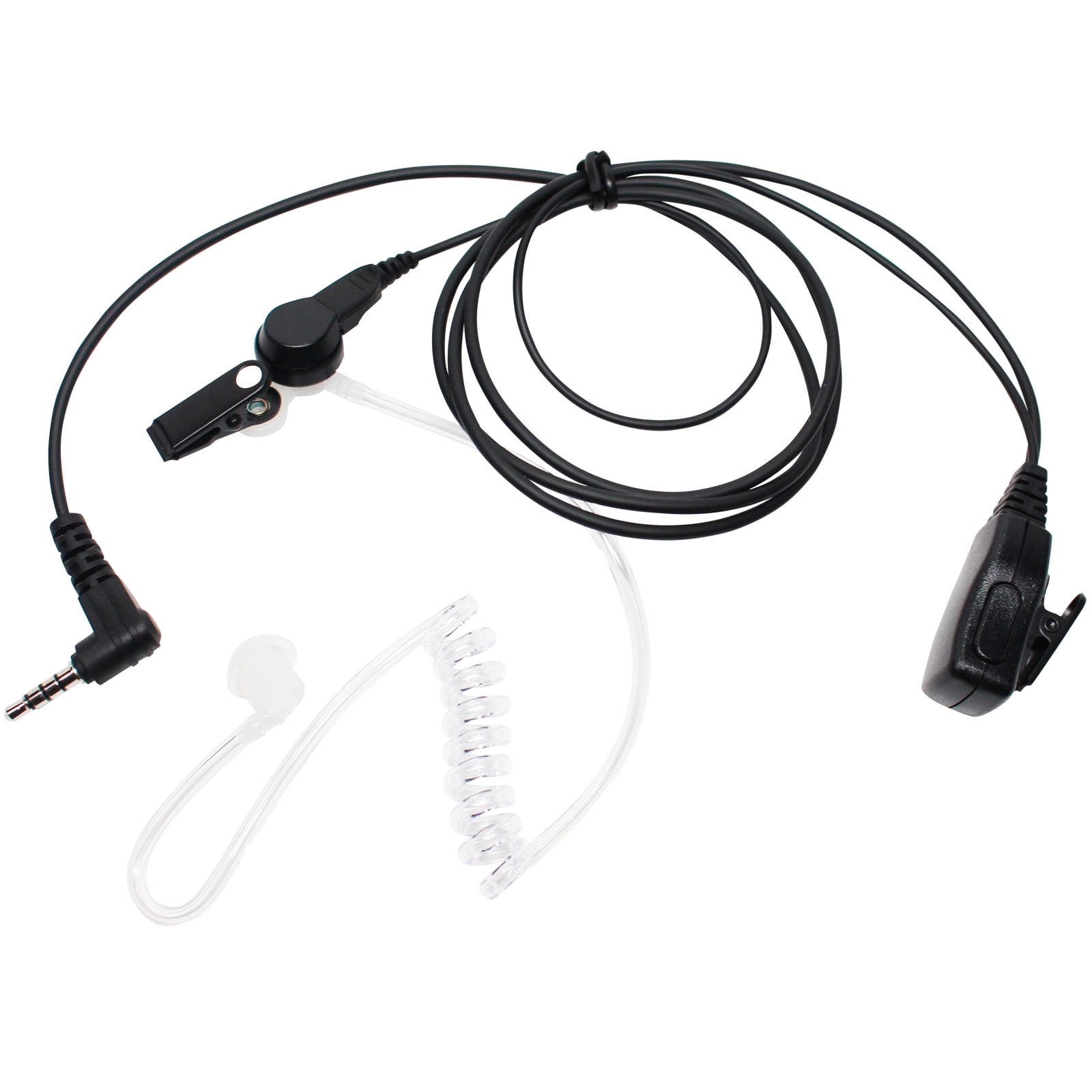 Replacement Yaesu / Vertex VXF-10 FBI Earpiece with Push to Talk (PTT ...