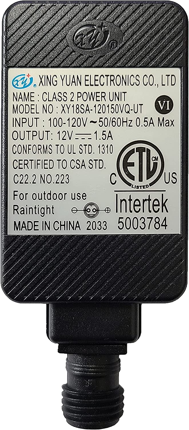 Replacement Yard Inflatable Adapter Power Supply Adaptor 12Vdc 1.5A ...