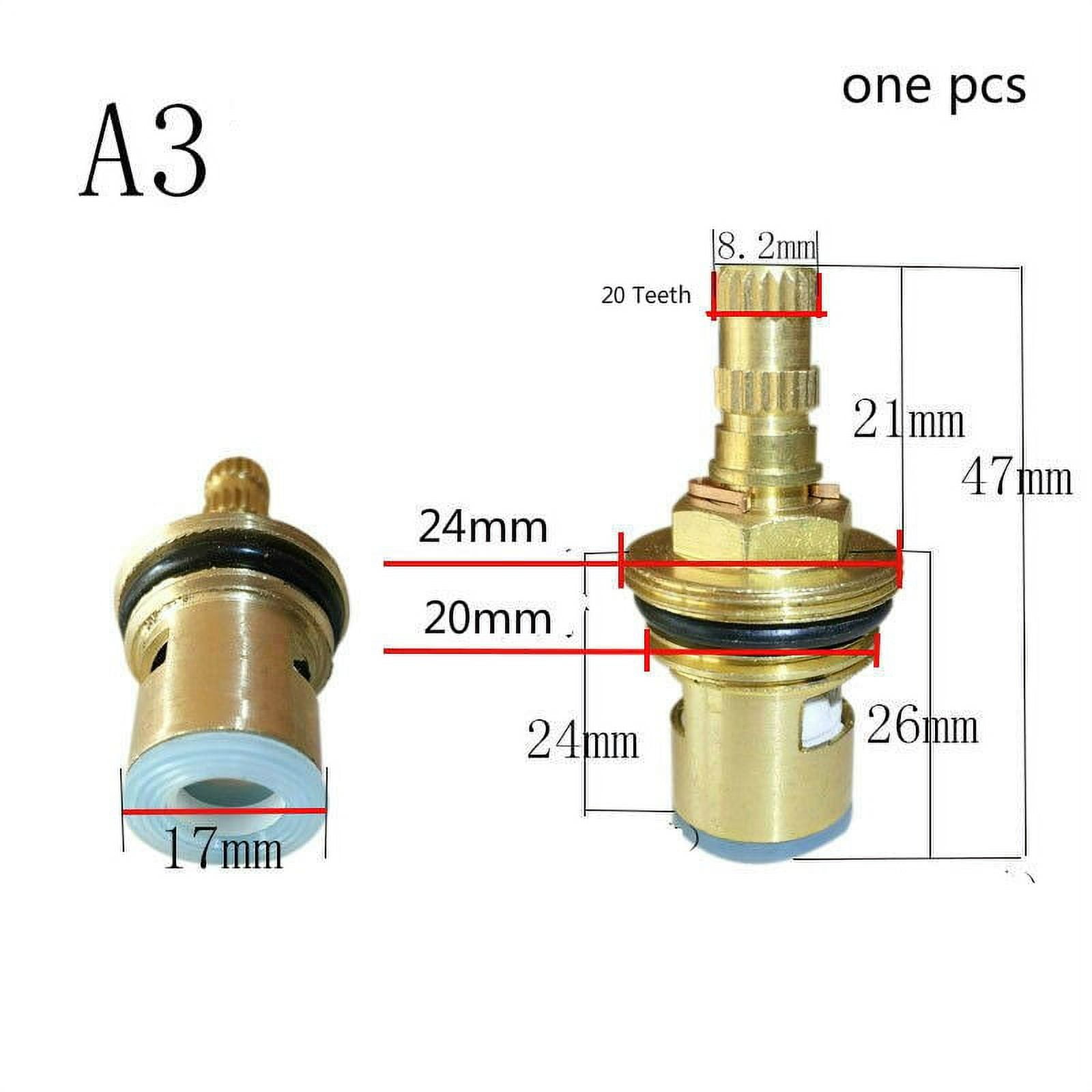 Replacement brass ceramic disc tap valve quarter turn cartridges gland ...