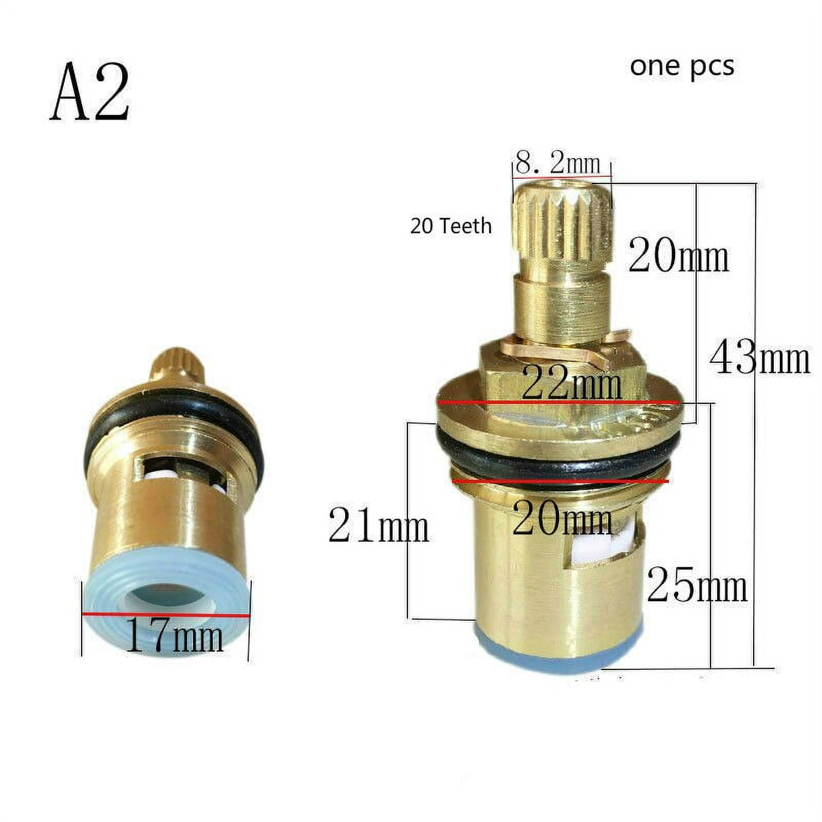 Replacement brass ceramic disc tap valve quarter turn cartridges gland ...
