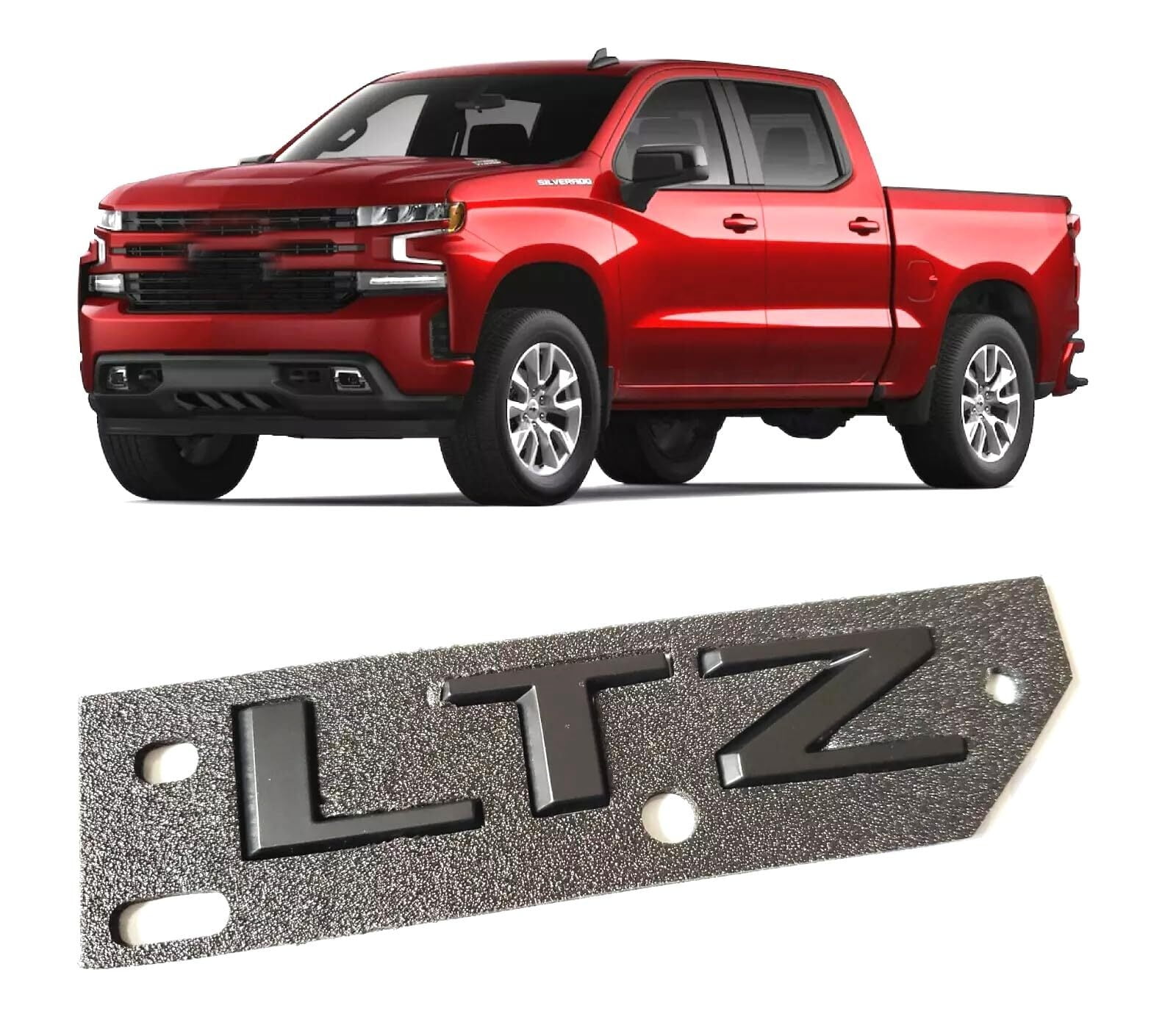 Replacement for 2019-2023 Silverado 1500 Rear Tailgate LT LTZ Letter ...
