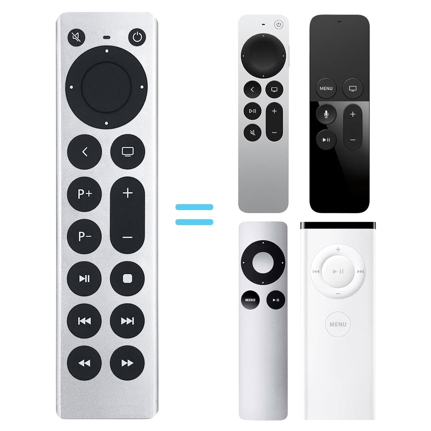 VEPRAG Universal Replacement Remote for Apple TV 4K HD Infrared TV ...