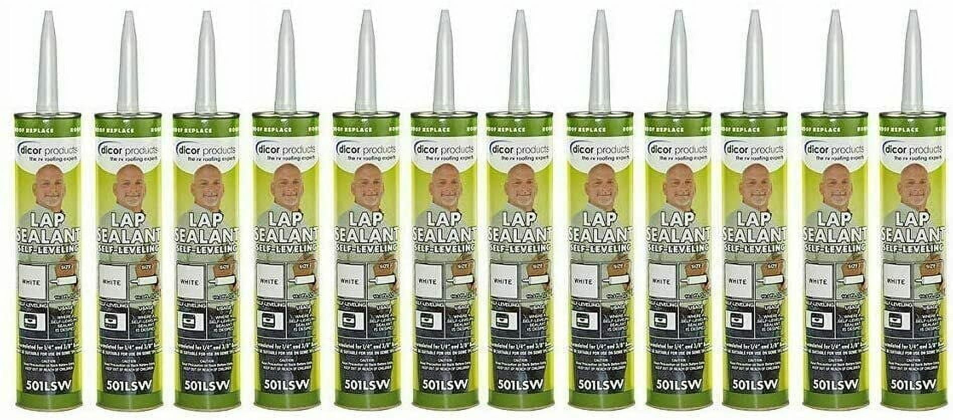 Replacement for Dicor 501LSW 12 PACK, Self-Leveling Lap Sealant White ...