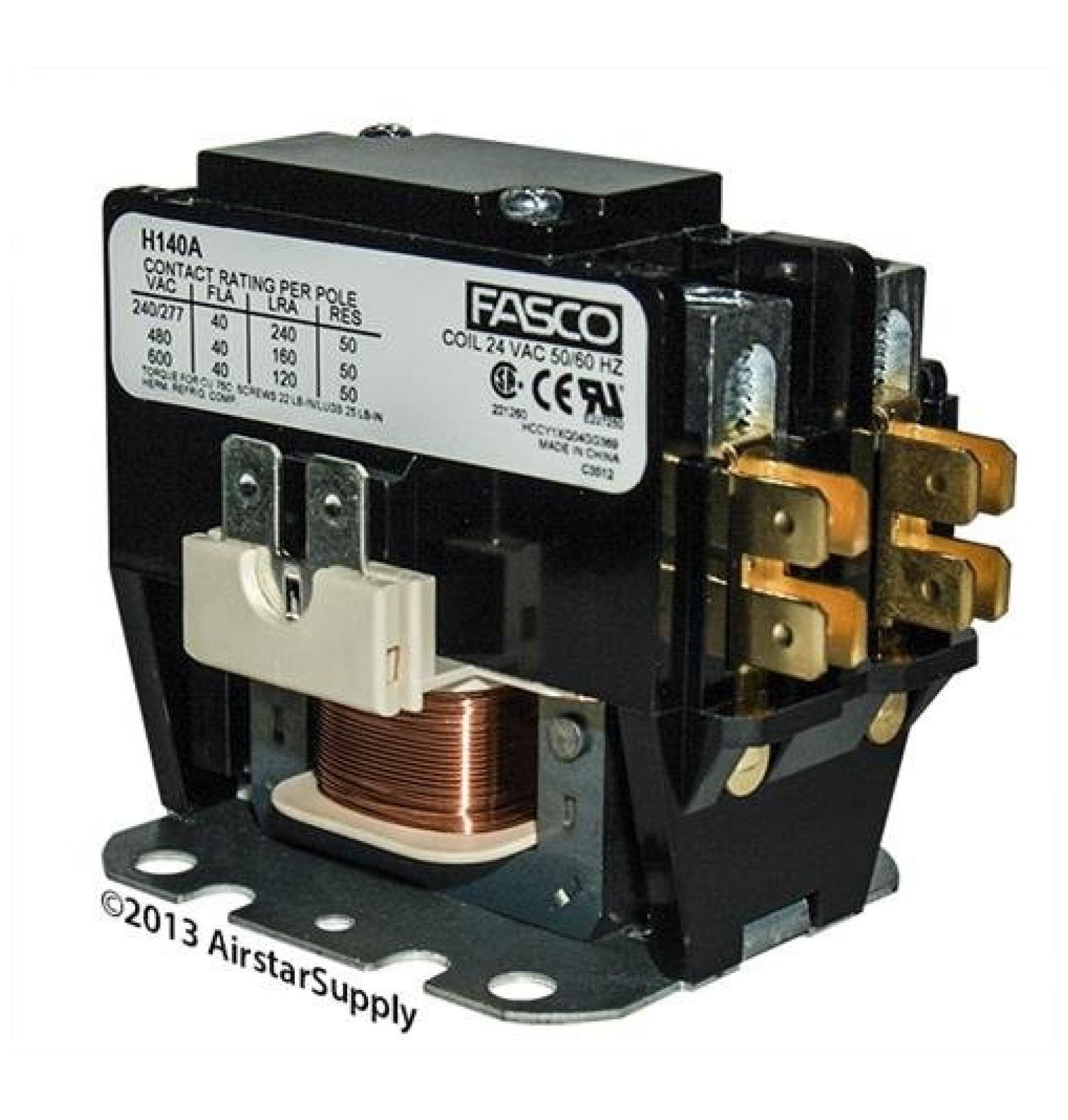 Replacement for Furnas Single Pole / 1 Pole 40 Amp Heavy Duty Contactor ...