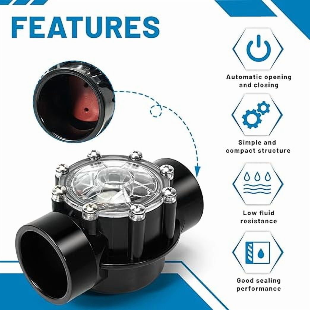 Replacement for Jandy 7305 Check Valve 180 Degree 2 Inch to 2.5 Inch ...