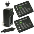 Replacement for Kodak PIXPRO FZ55 Battery (2-Pack, 1100mAh) and Charger ...