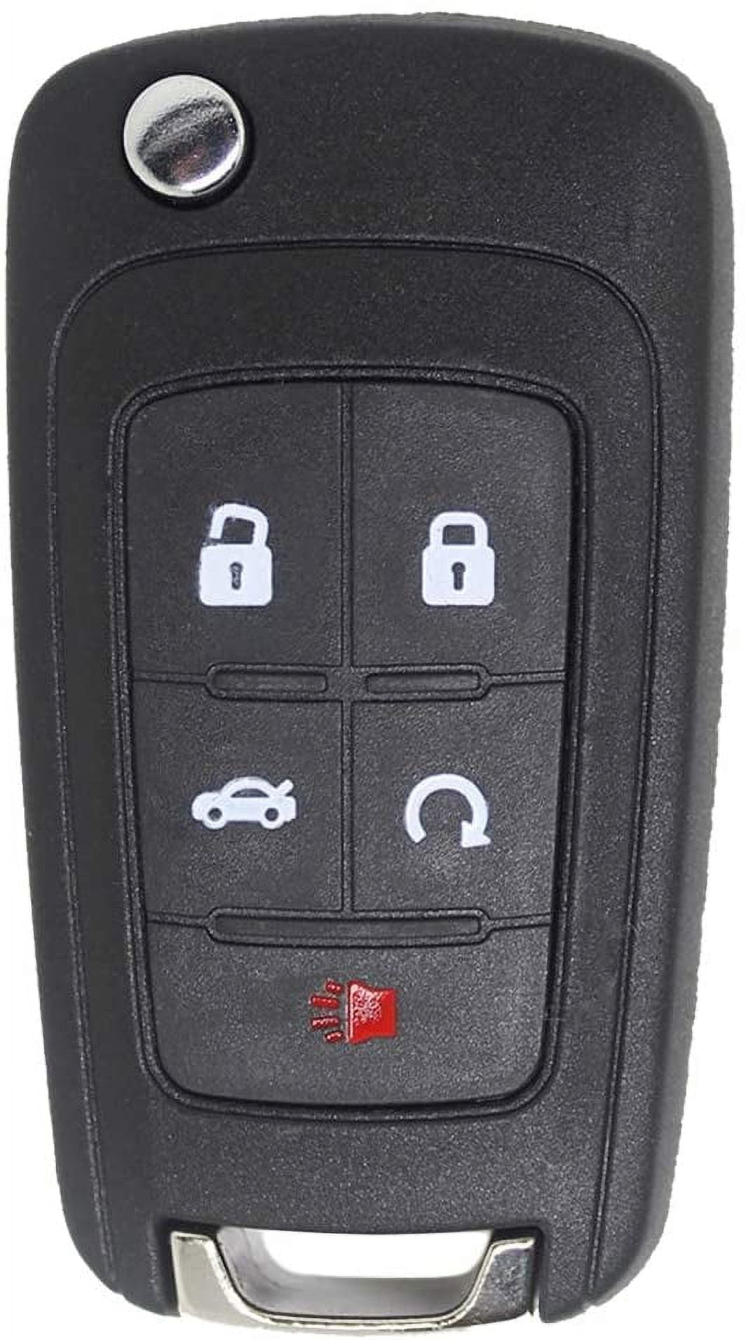 Replacement for New Keyless Remote 5 Button Flip Car Key Fob Select ...