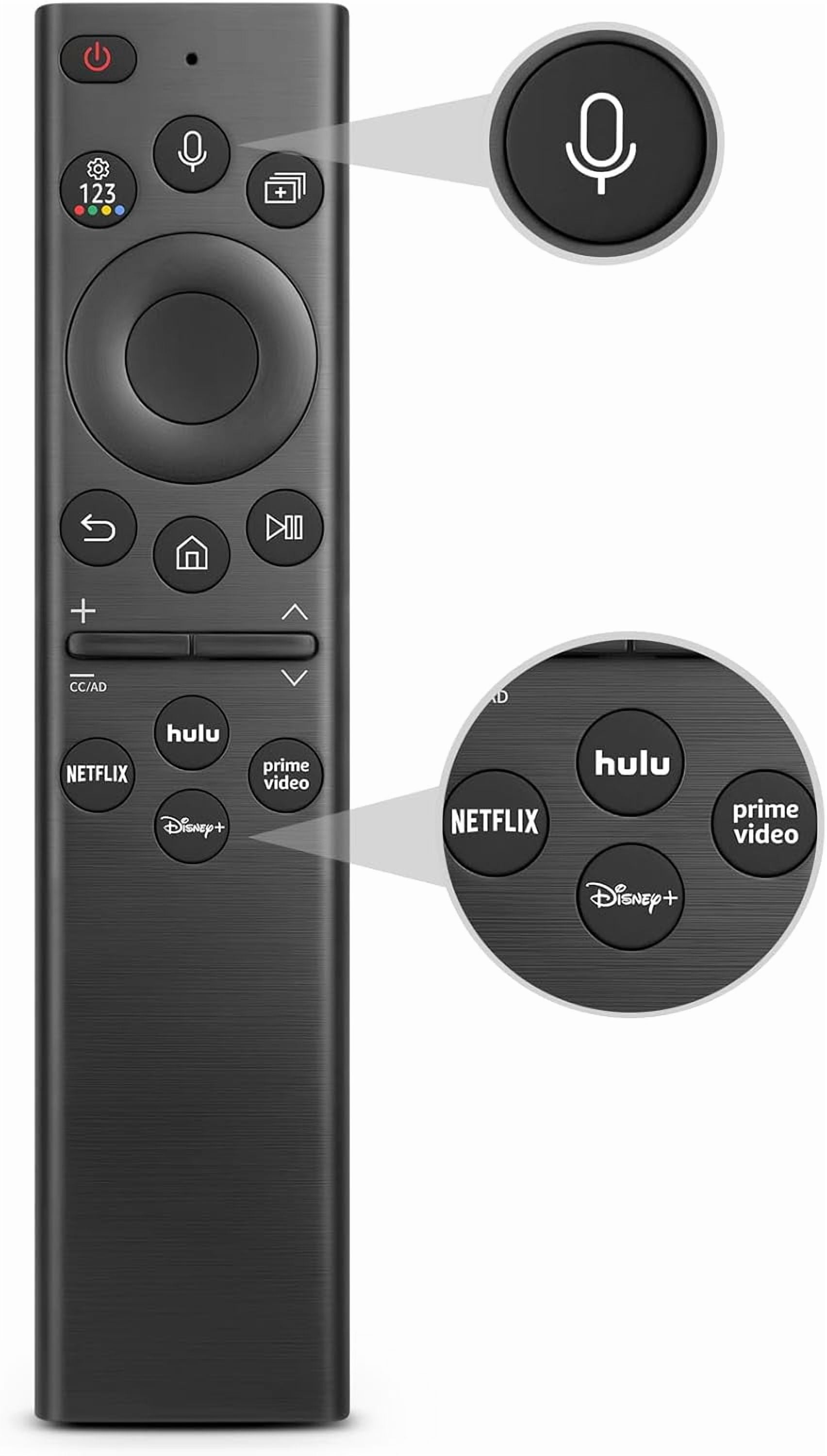 Replacement for Samsung Smart TV Remote Control, Compatible for Samsung ...