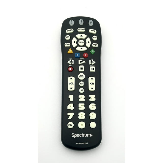 Replacement for Spectrum Remote Control UR3-SR3-TWC for TV - 4 Pack ...
