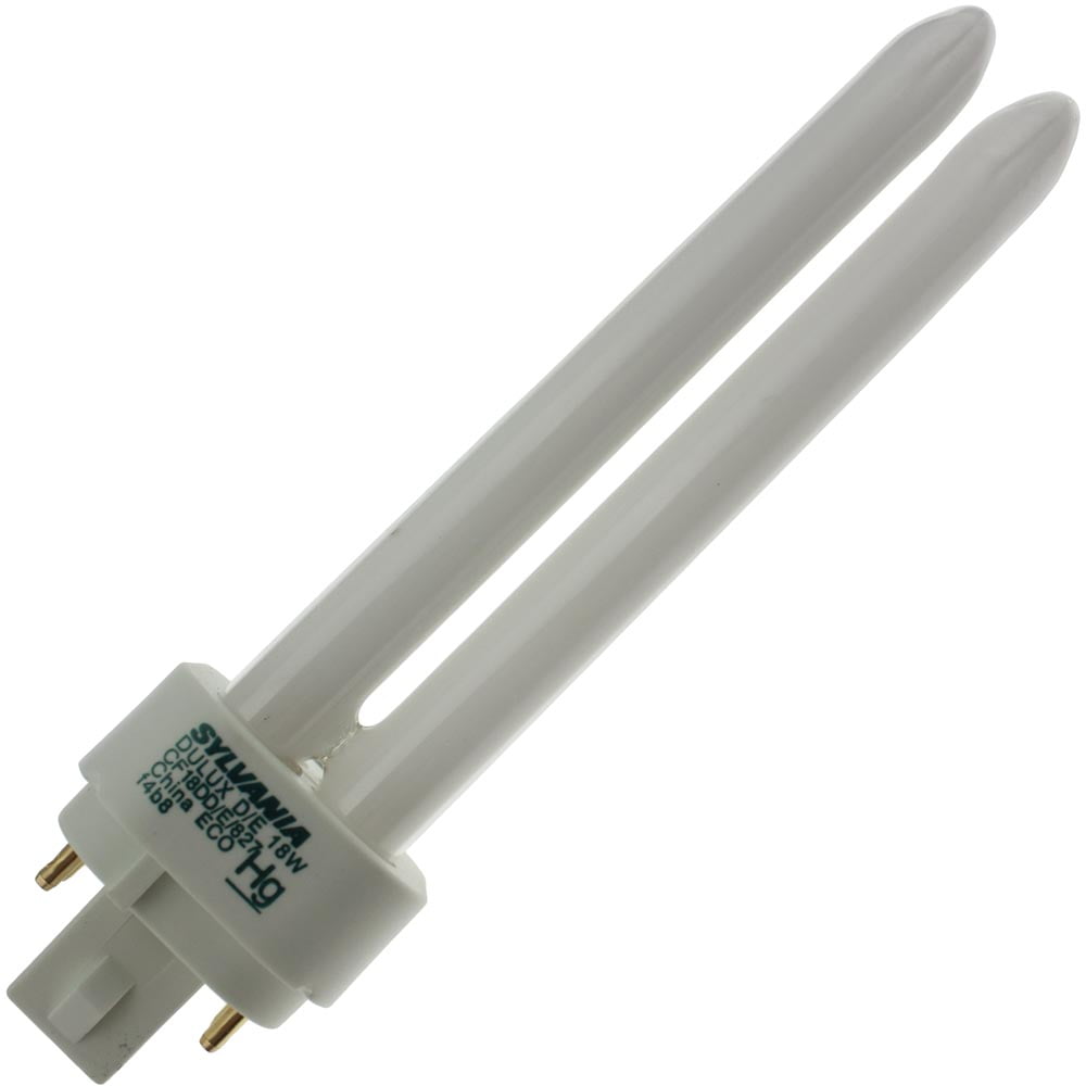 Replacement for Sylvania 20683 CF18DD/E/827/ECO 18-Watt 2700K 4-Pin Double Tube Compact ...
